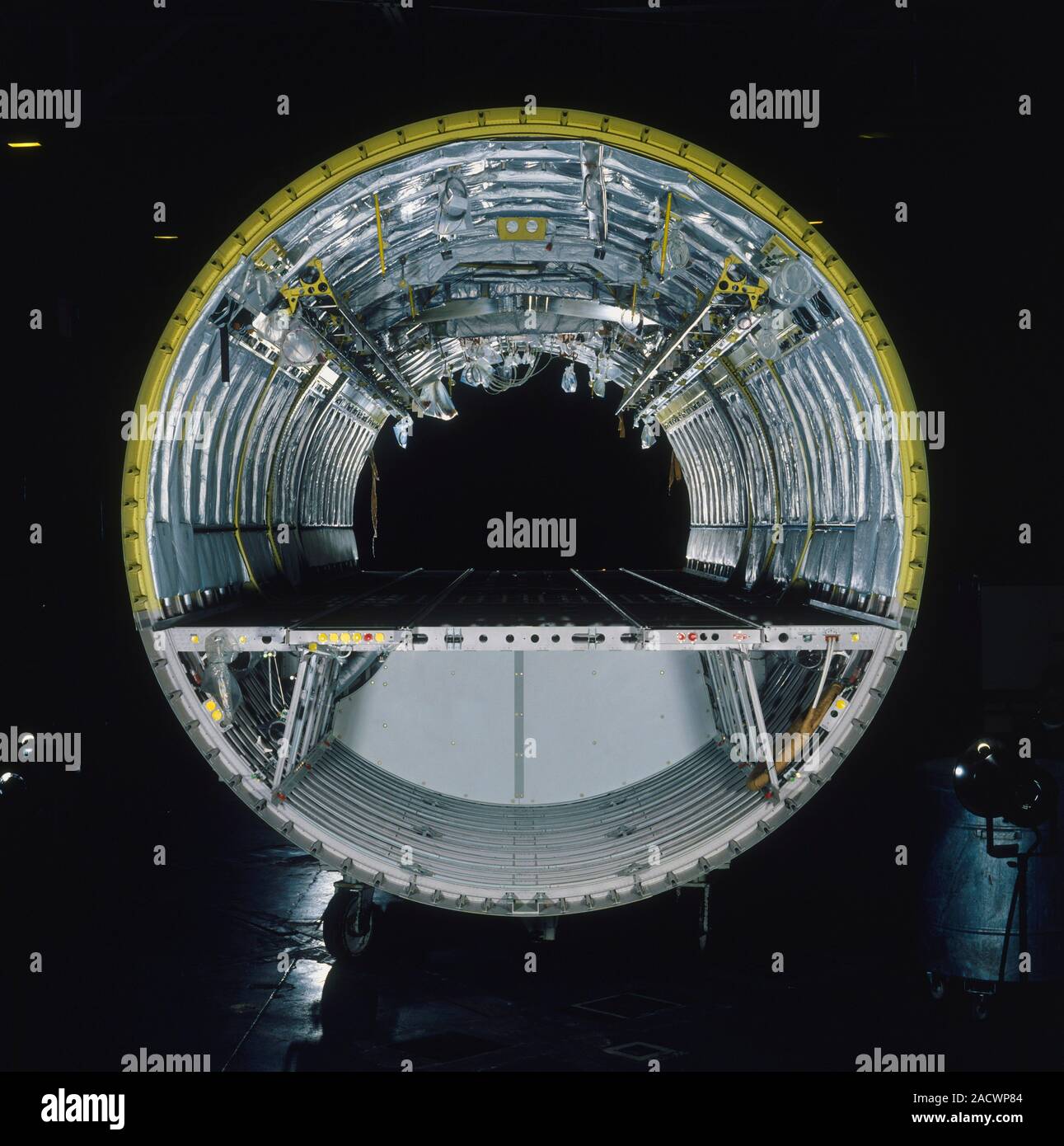 BAe 146, fuselage section of British commercial aircraft Stock Photo ...