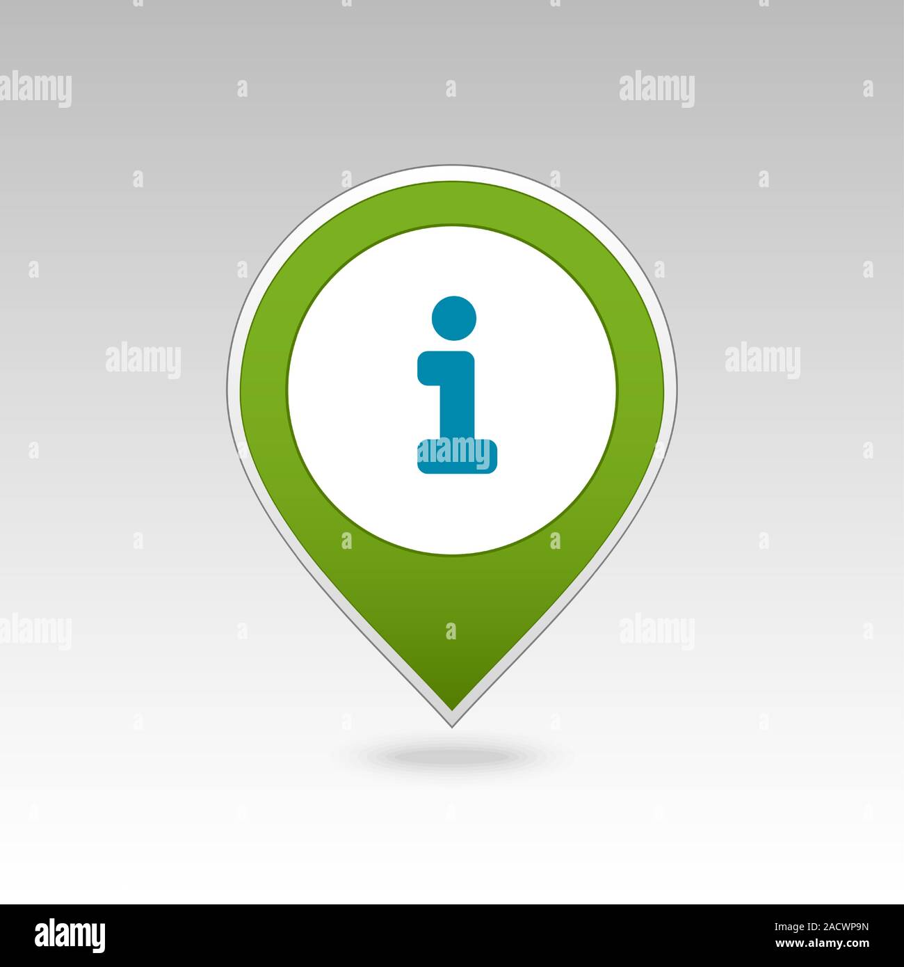 Information pin map icon. Map pointer. Map markers. Destination vector icon. GPS location symbol ...
