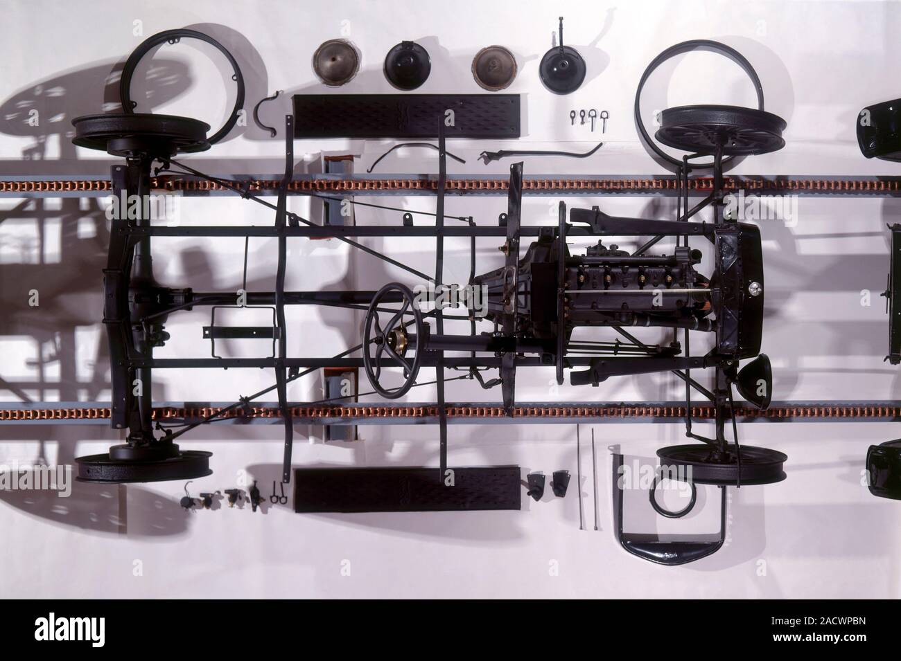 Components of Ford Model T Stock Photo - Alamy