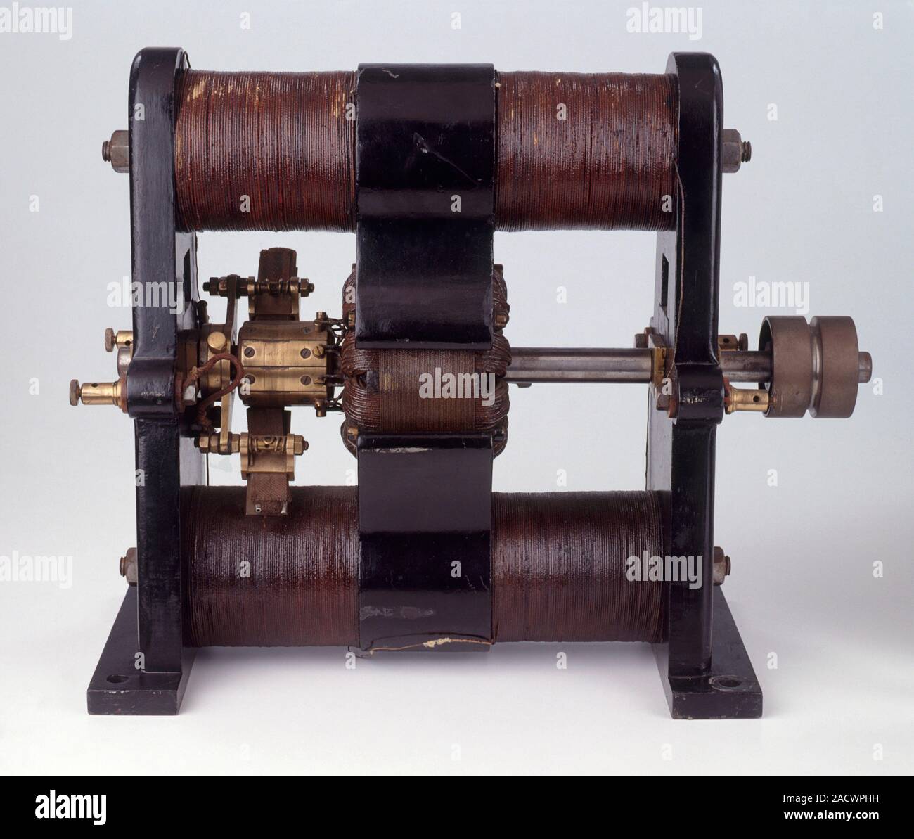 Gramme dynamo, the first practical dynamo, invented in 1870 by Zenobe ...