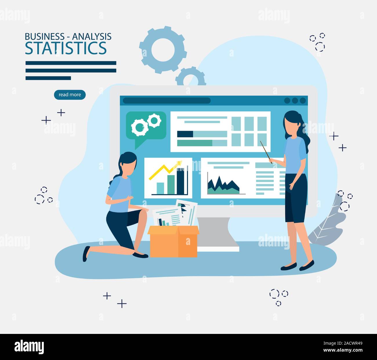 Business analysis statistics vector design Stock Vector Image & Art - Alamy