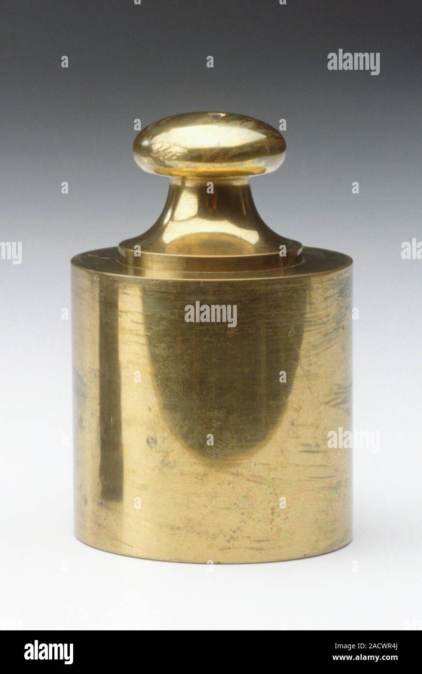 A kilogram weight Stock Photo - Alamy