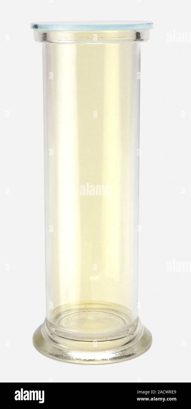 Chlorine in test tube Stock Photo - Alamy