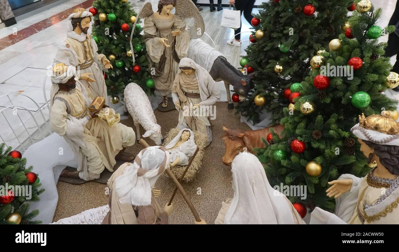 Manger display in Brent Cross, London, United Kingdom Stock Photo - Alamy
