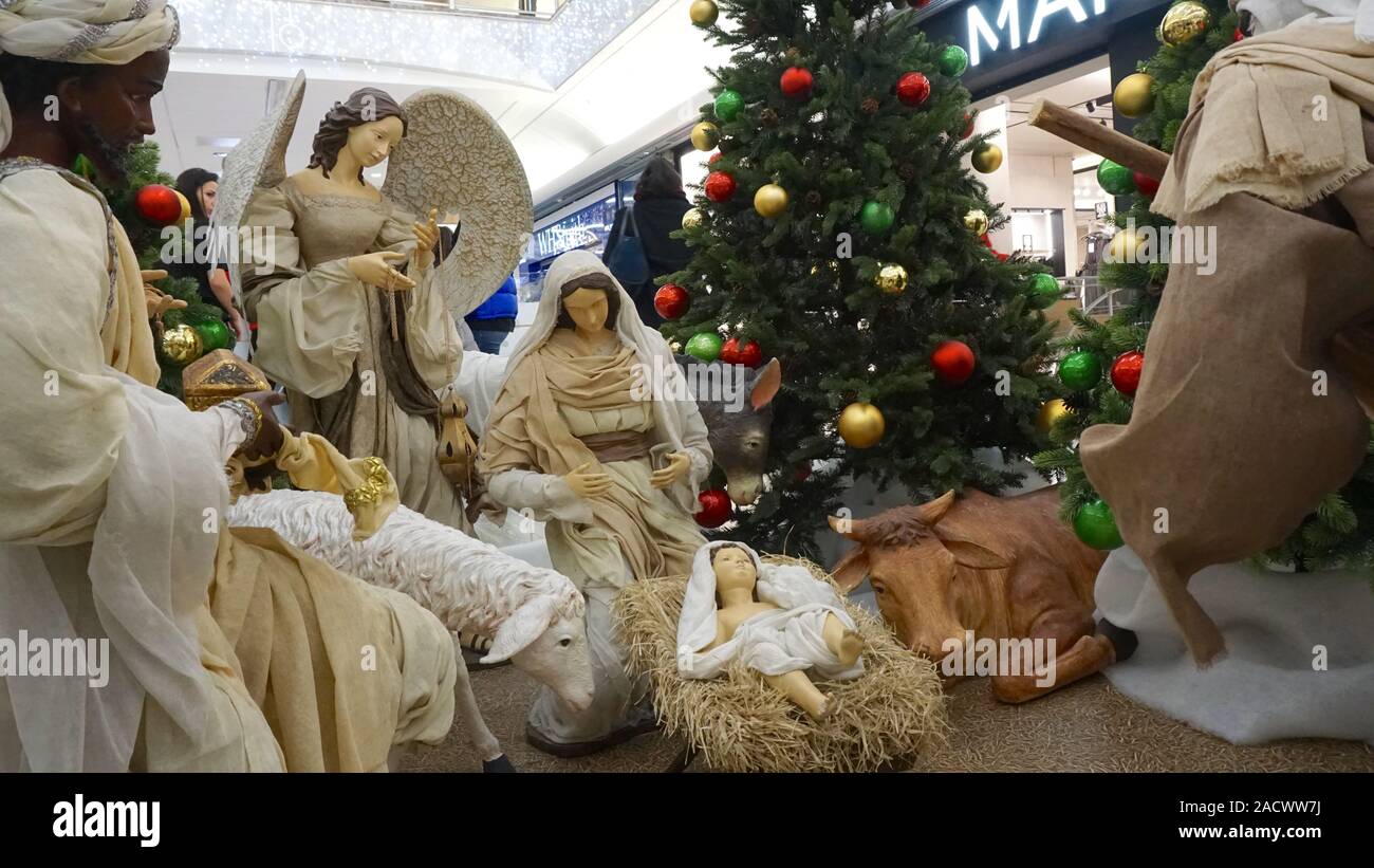 Manger display in Brent Cross, London, United Kingdom Stock Photo - Alamy