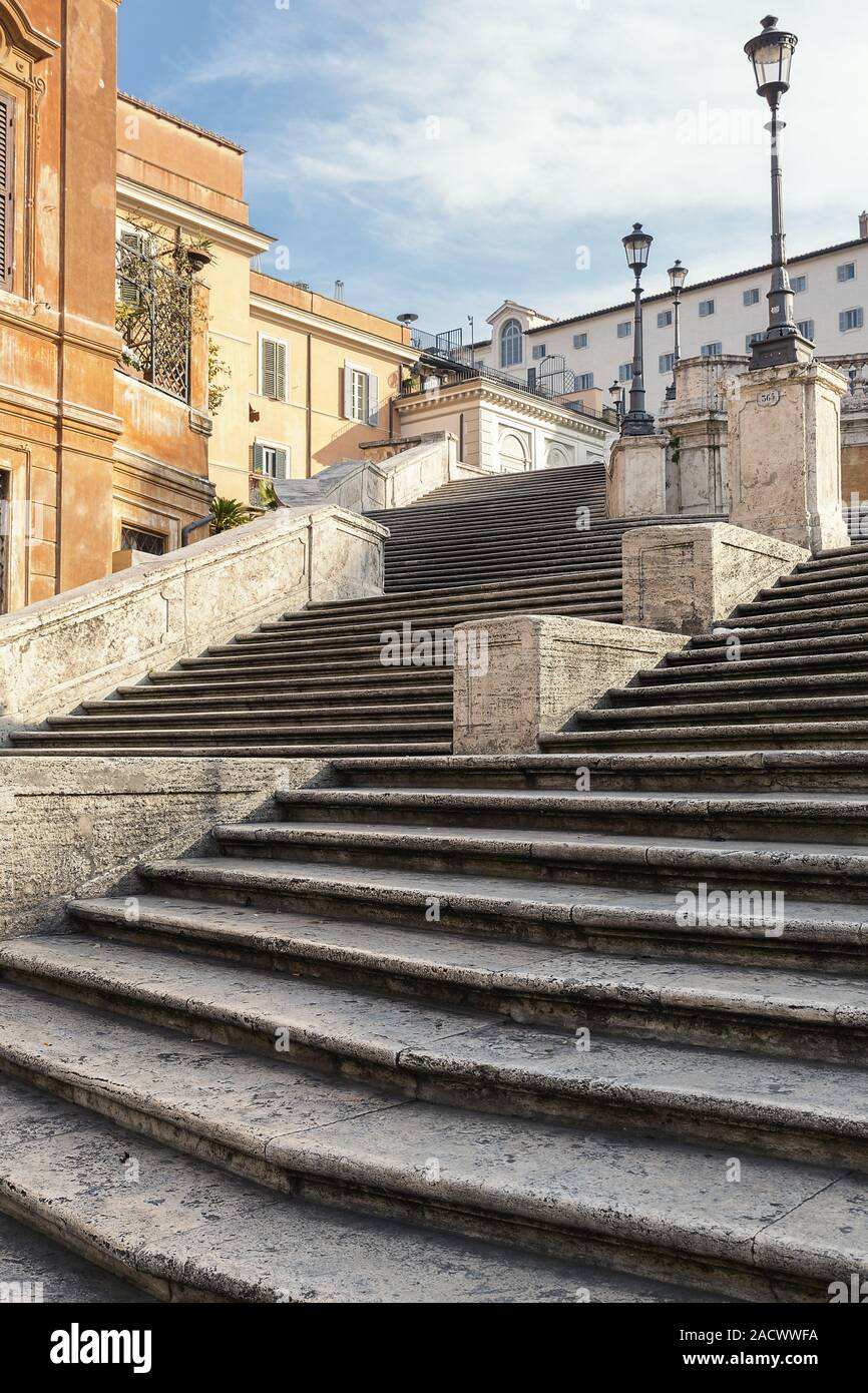 The Spanish Staircase in Rome, Italy Stock Photo - Alamy
