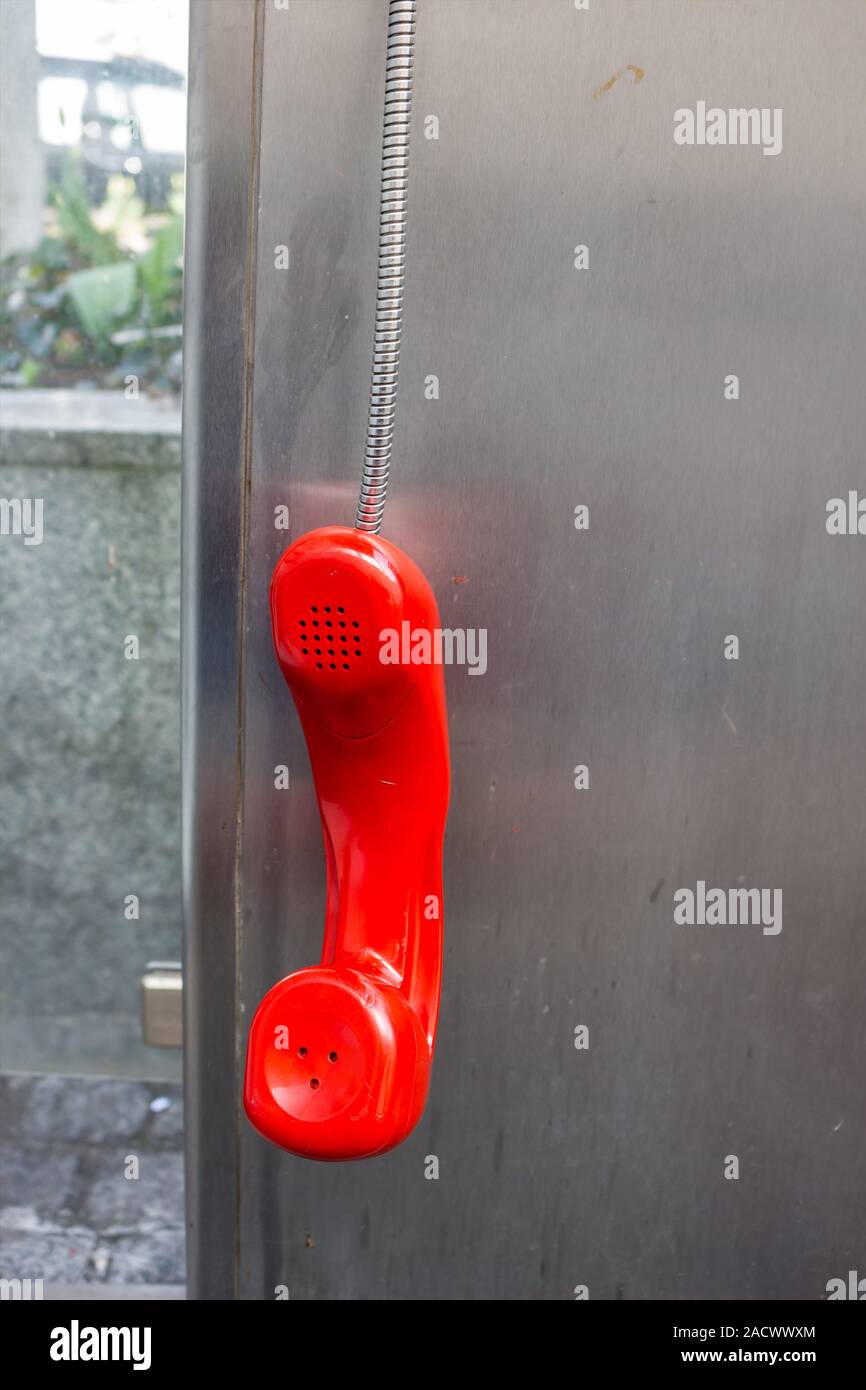 Telephone booth of the Austrian Telekom Stock Photo - Alamy