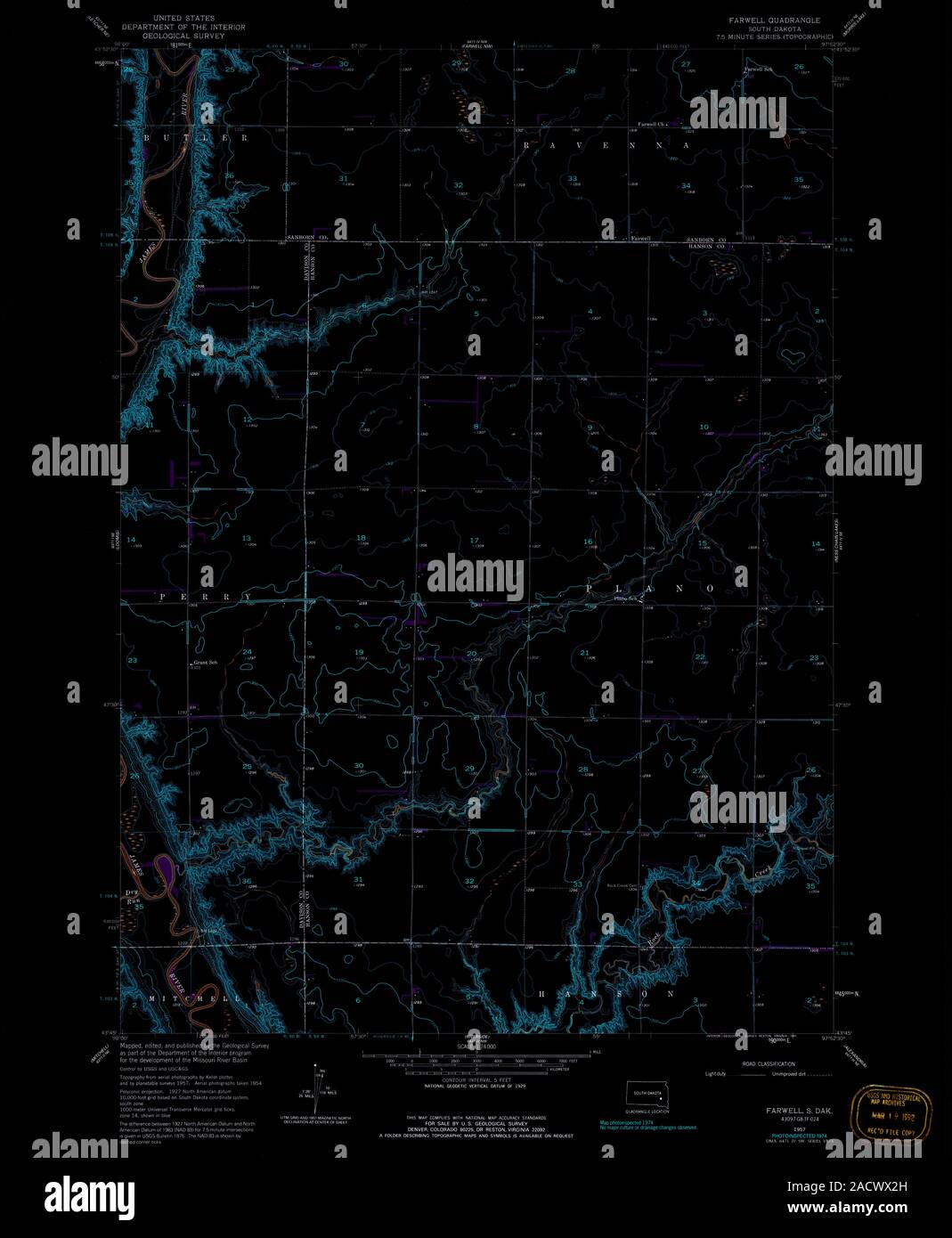 Farwell map hi-res stock photography and images - Alamy