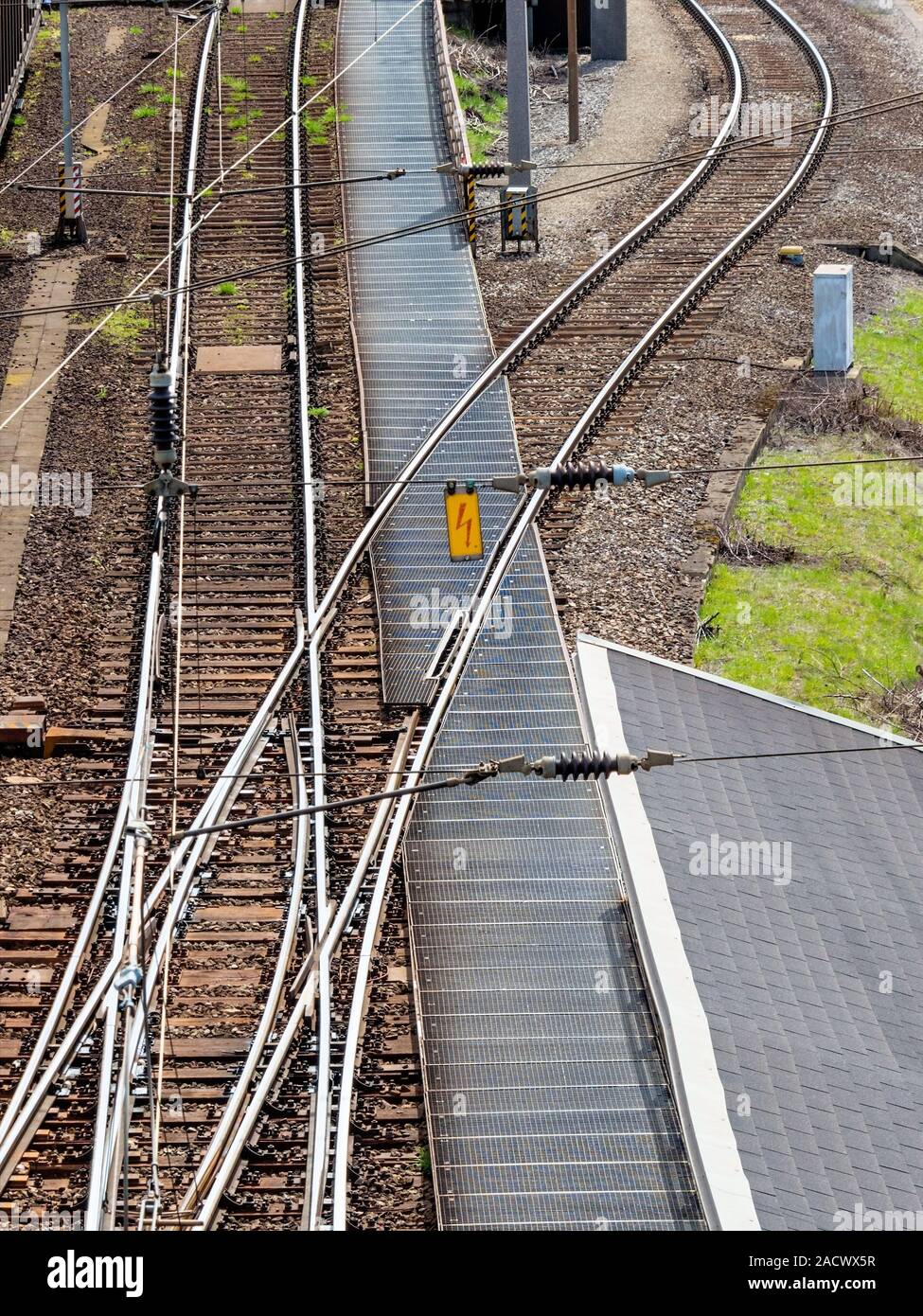 Railway switch hi-res stock photography and images - Alamy