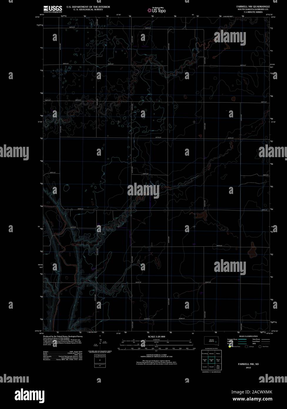 Map of farwell hi-res stock photography and images - Alamy