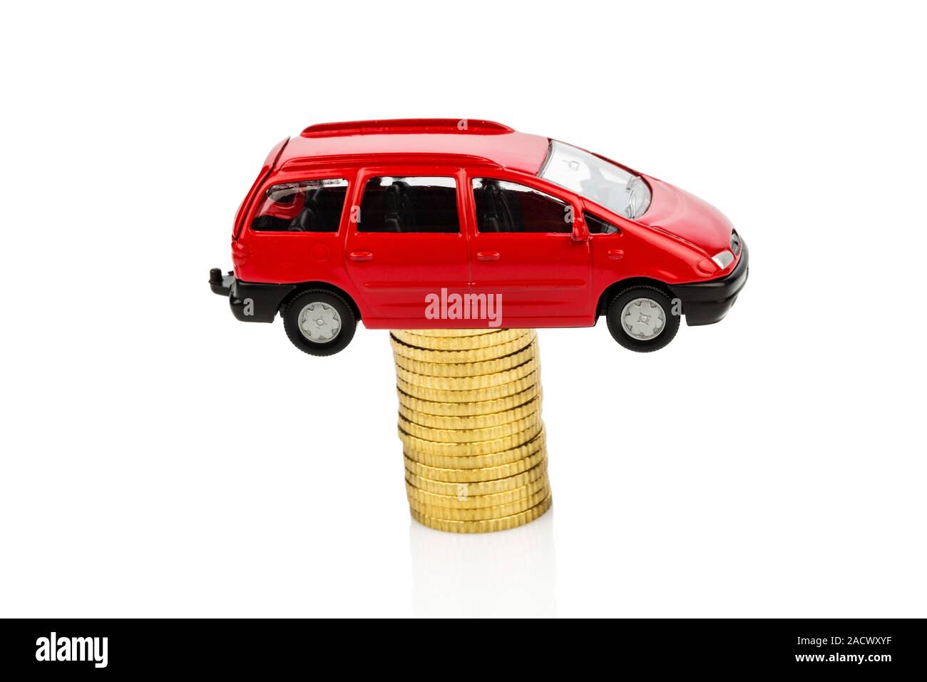 Car on coins hi-res stock photography and images - Alamy