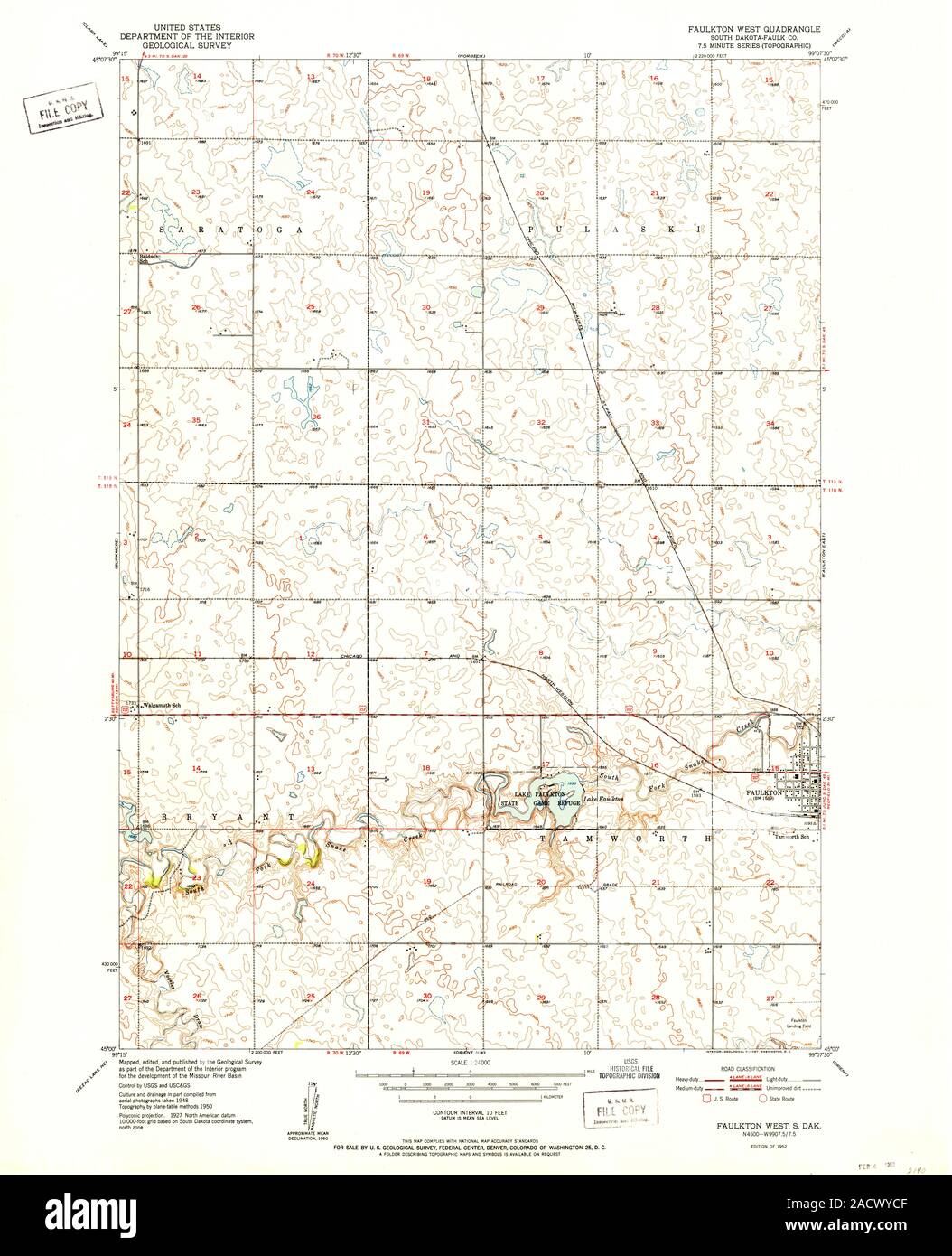 Map of faulkton hi-res stock photography and images - Alamy