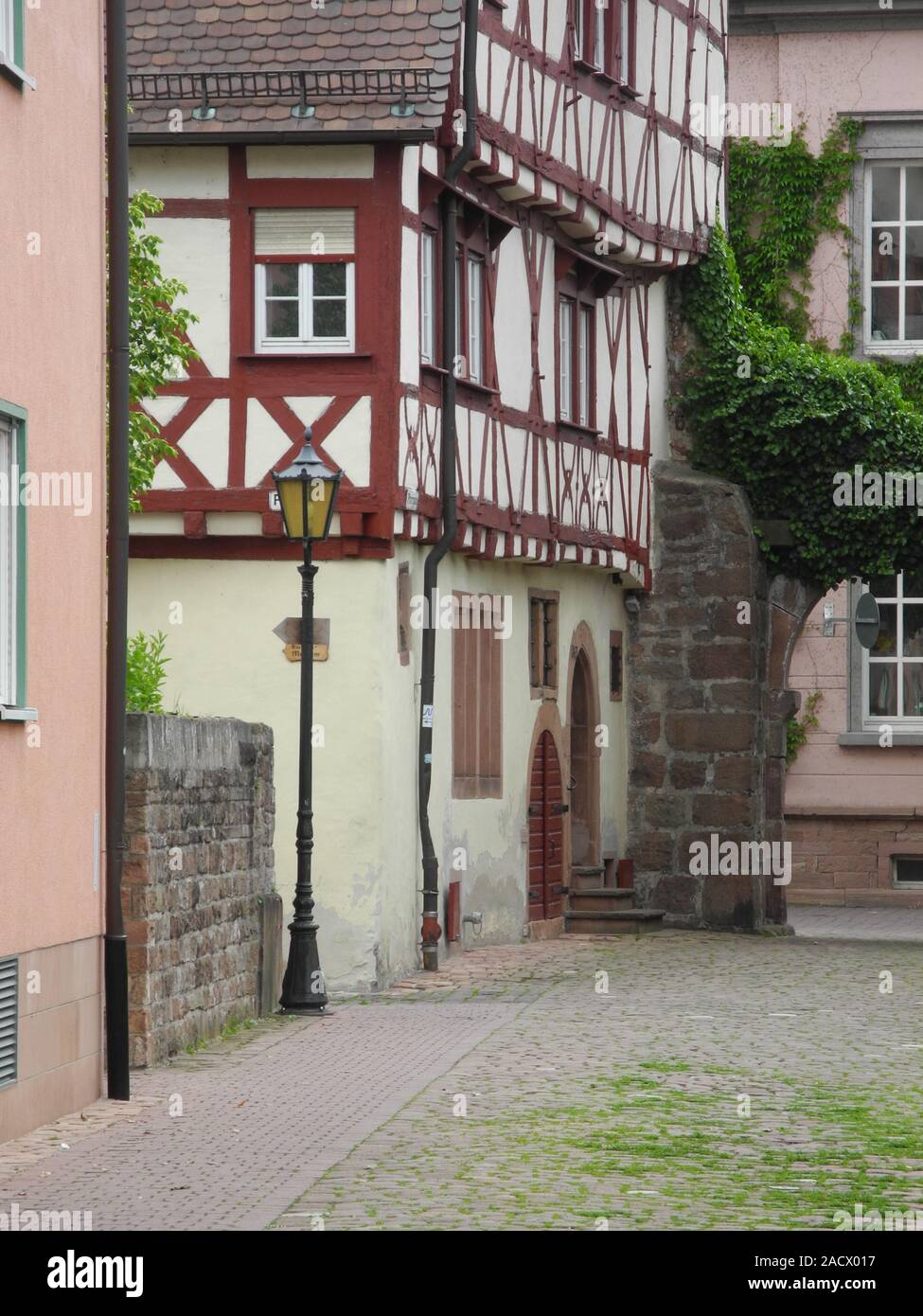 Old town of Eberbach, Neckar Stock Photo - Alamy
