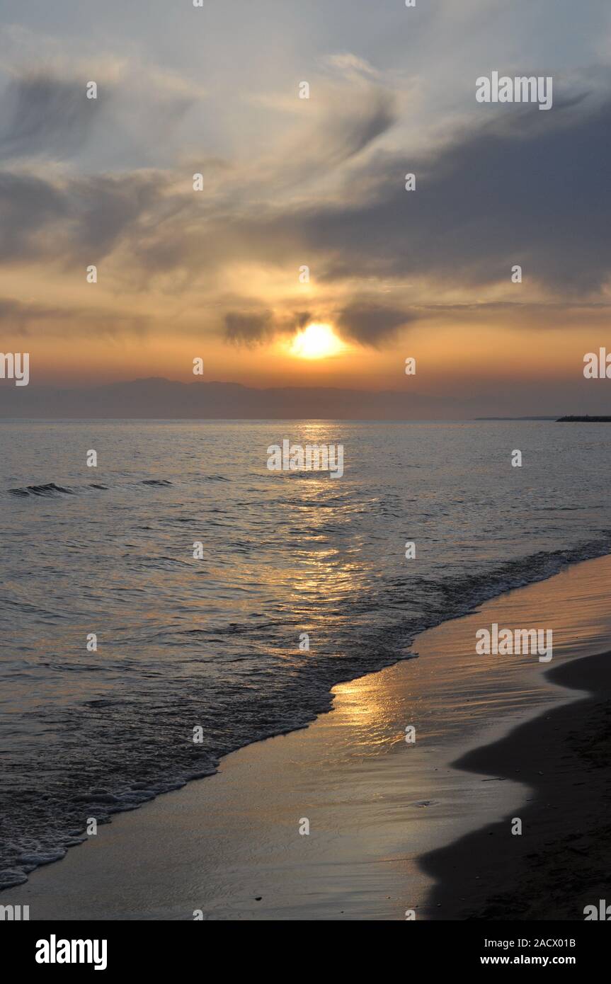 Evening at the sea Stock Photo - Alamy