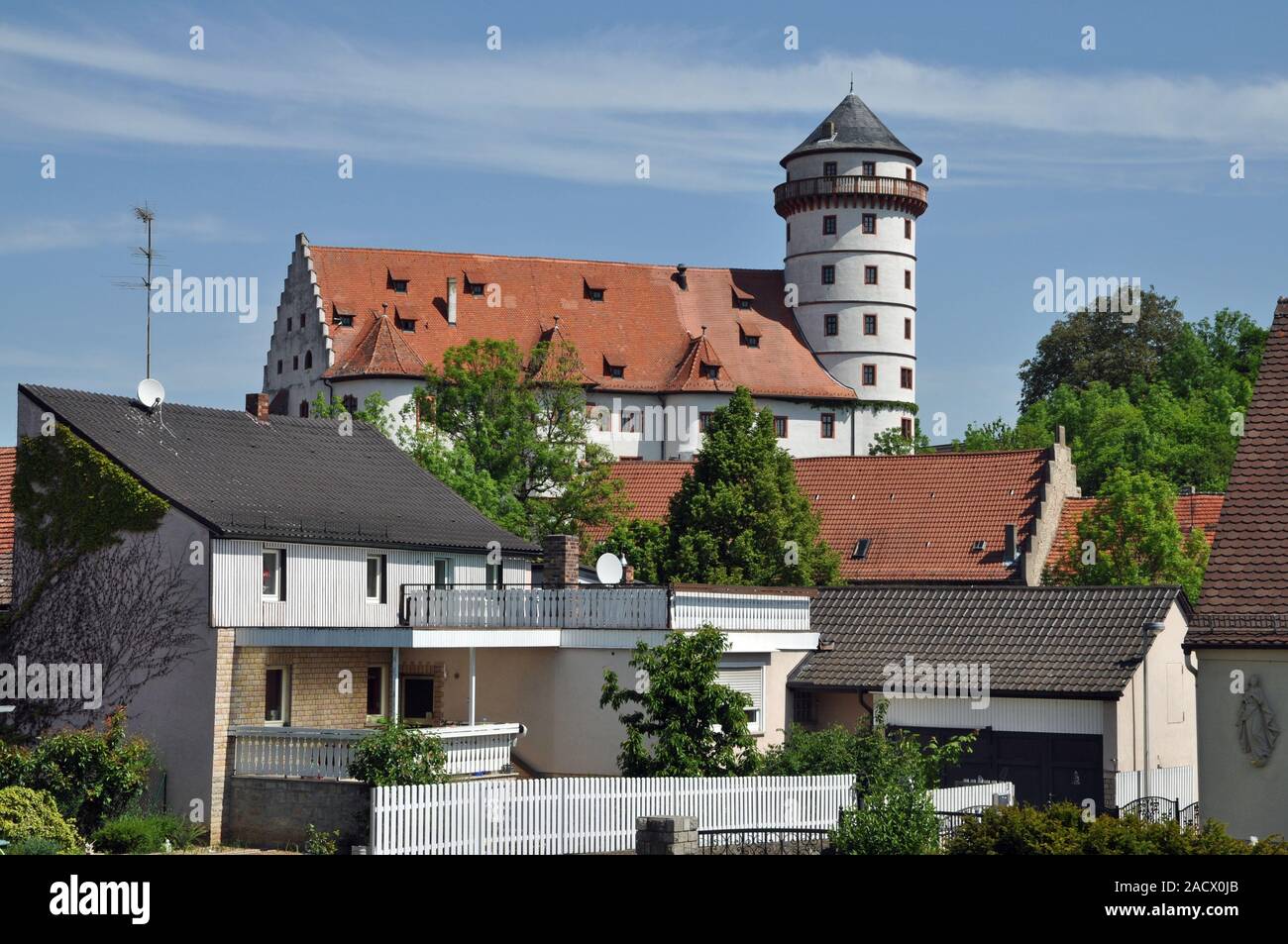 Grumbach Castle in Rimpar Stock Photo - Alamy