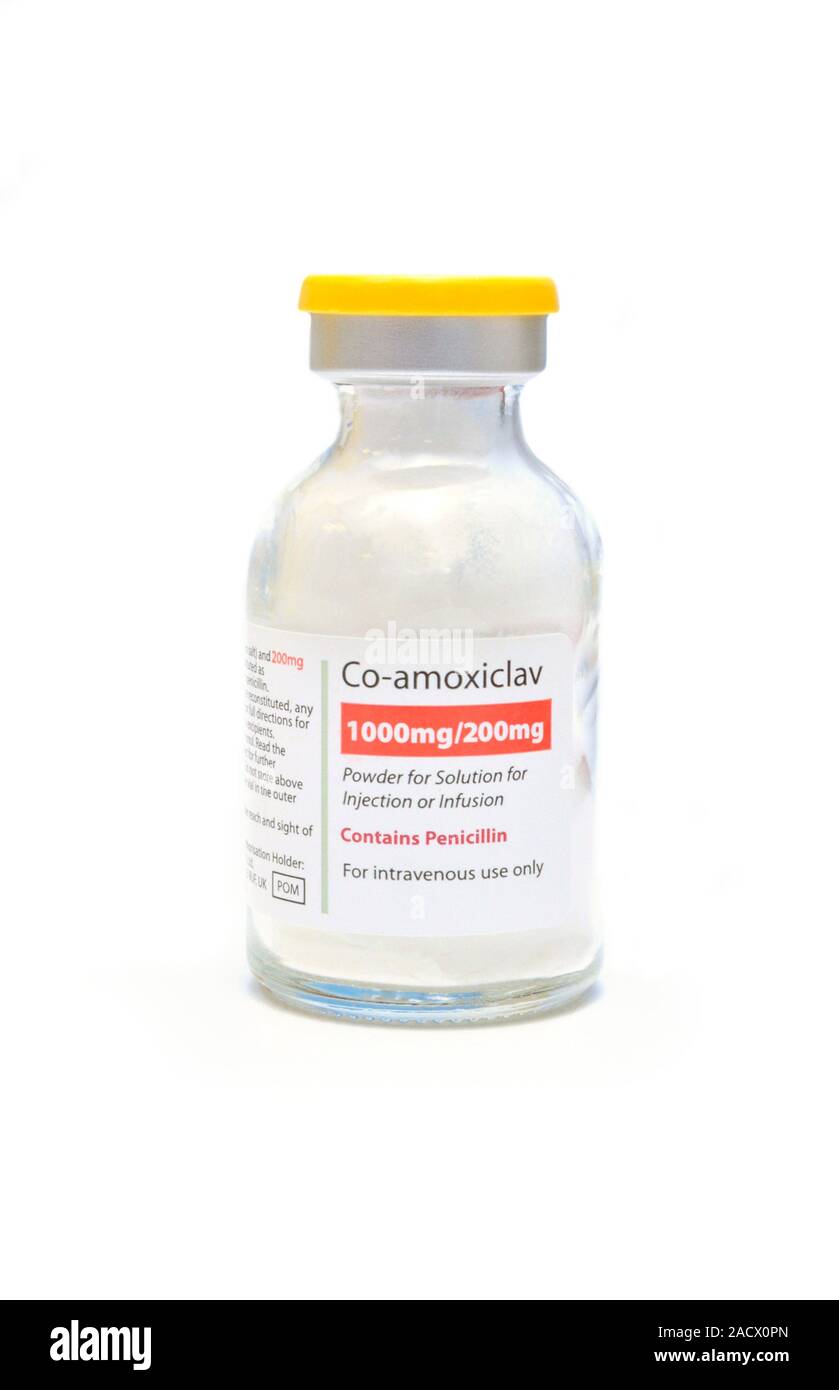 Co-amoxiclav antibiotic solution. This is a combination antibiotic ...