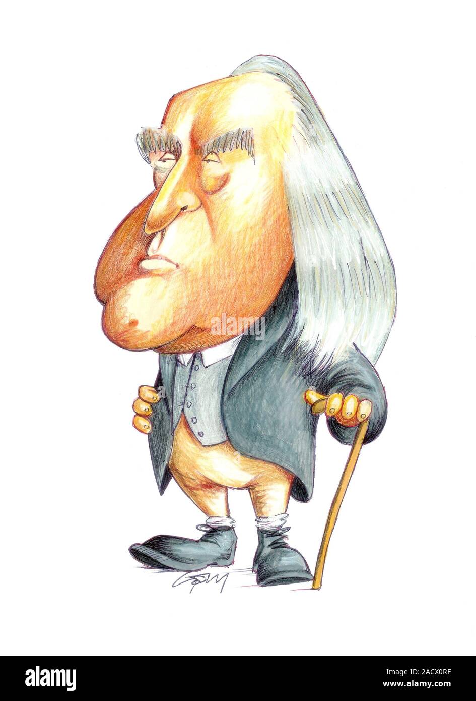 Jeremy Bentham (1748-1832), British philosopher, linguist, political ...