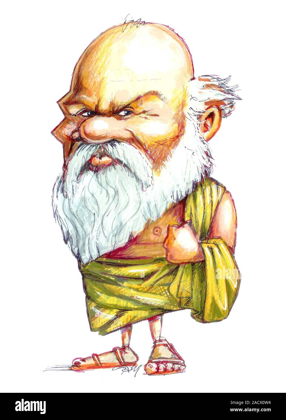 Socrates (c.470-399 BC), Ancient Greek philosopher. Socrates is one of ...
