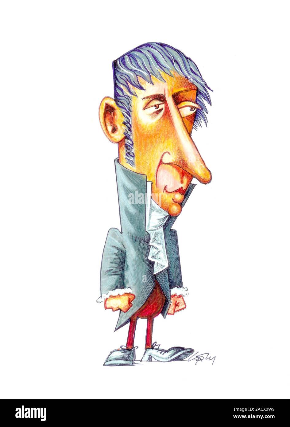 Alessandro Volta (1745-1827), Italian physicist. Volta invented the ...