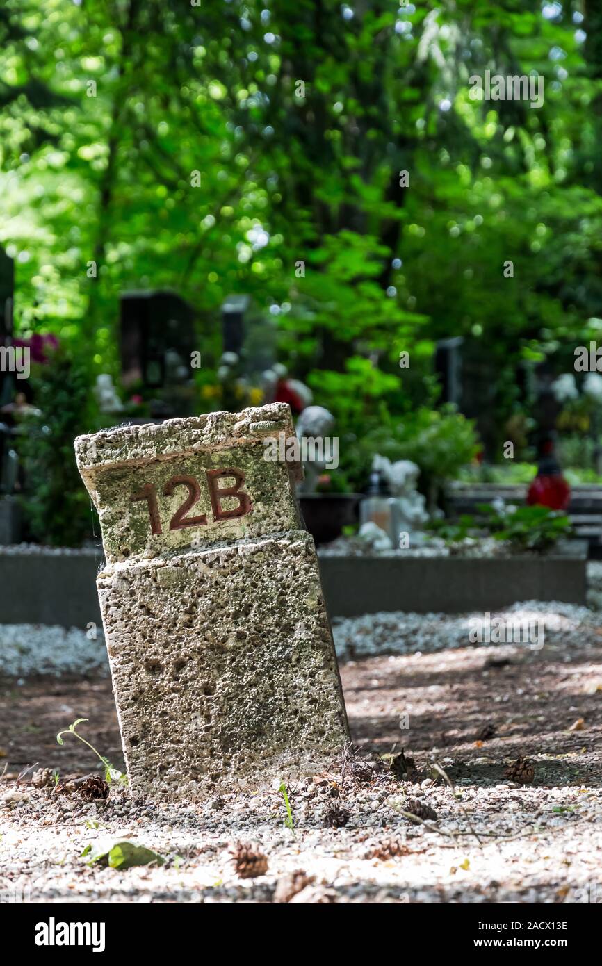 Numbered grave hi-res stock photography and images - Alamy