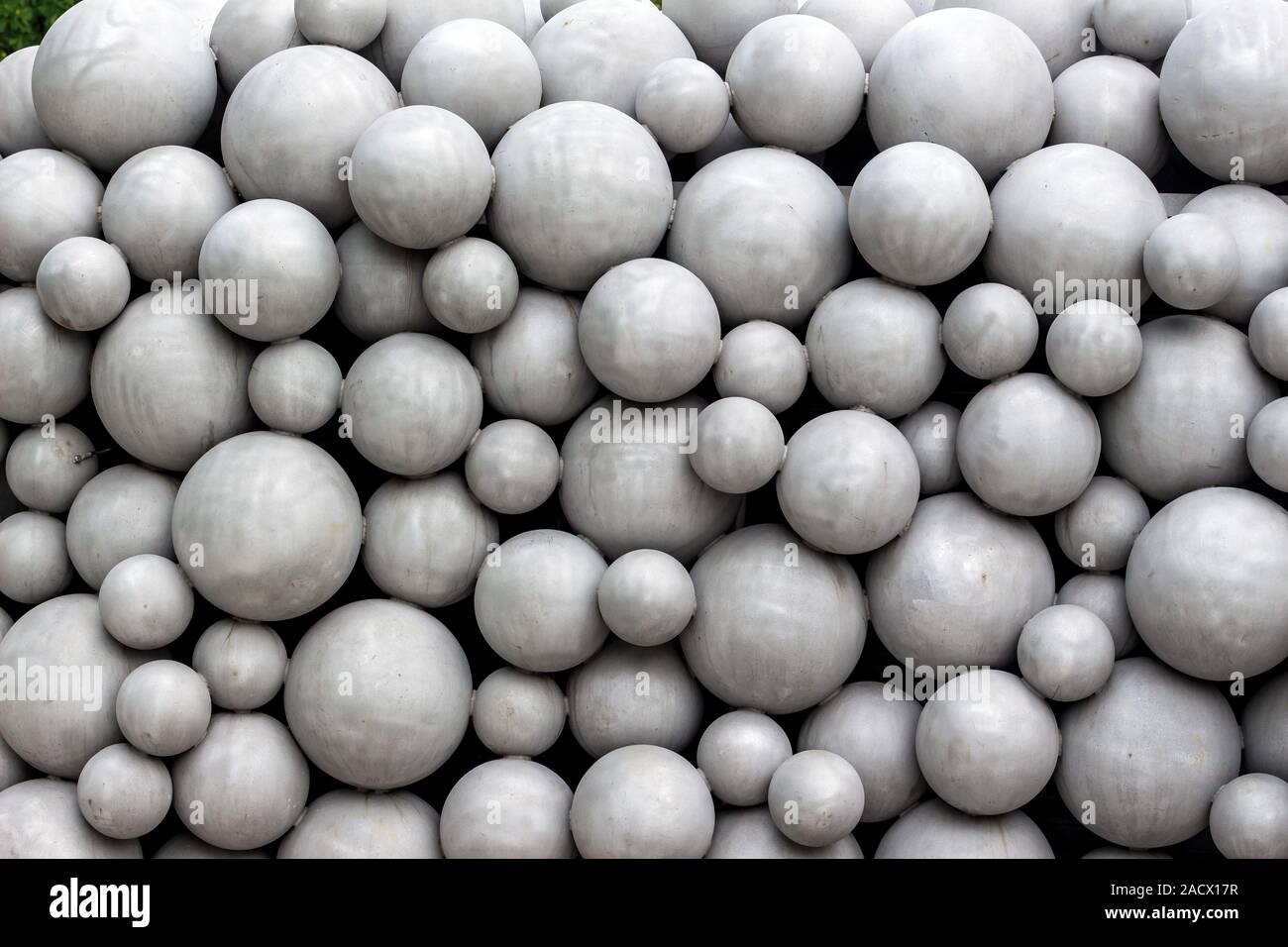 Spheres as works of art Stock Photo - Alamy