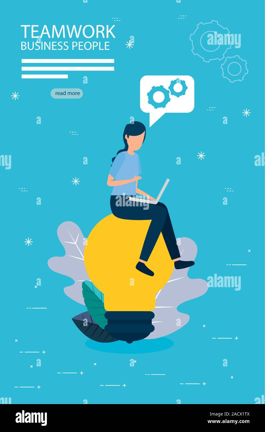 Teamwork and businesspeople vector design Stock Vector Image & Art - Alamy