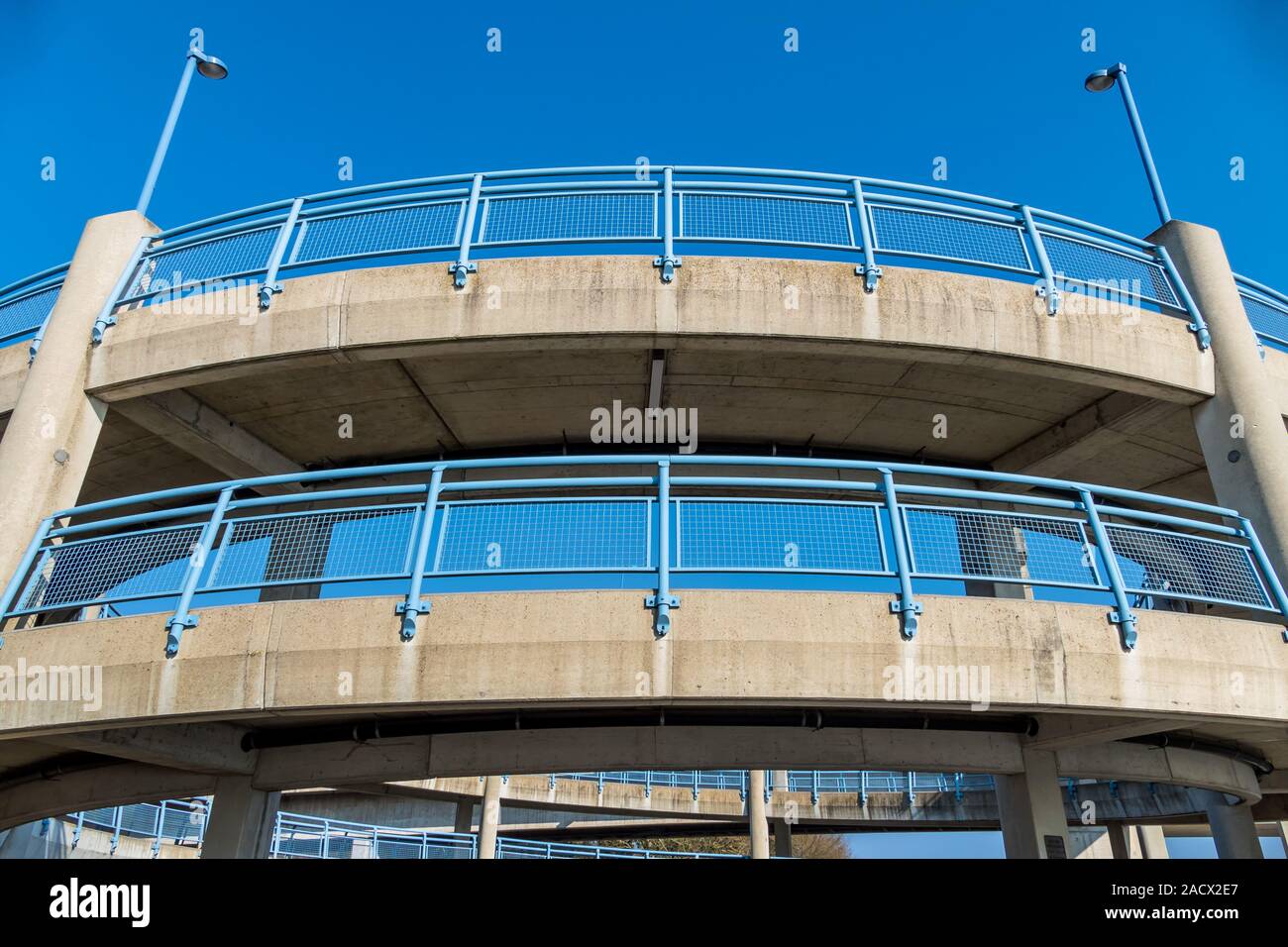 Pedestrian bridge multi storey hi-res stock photography and images - Alamy