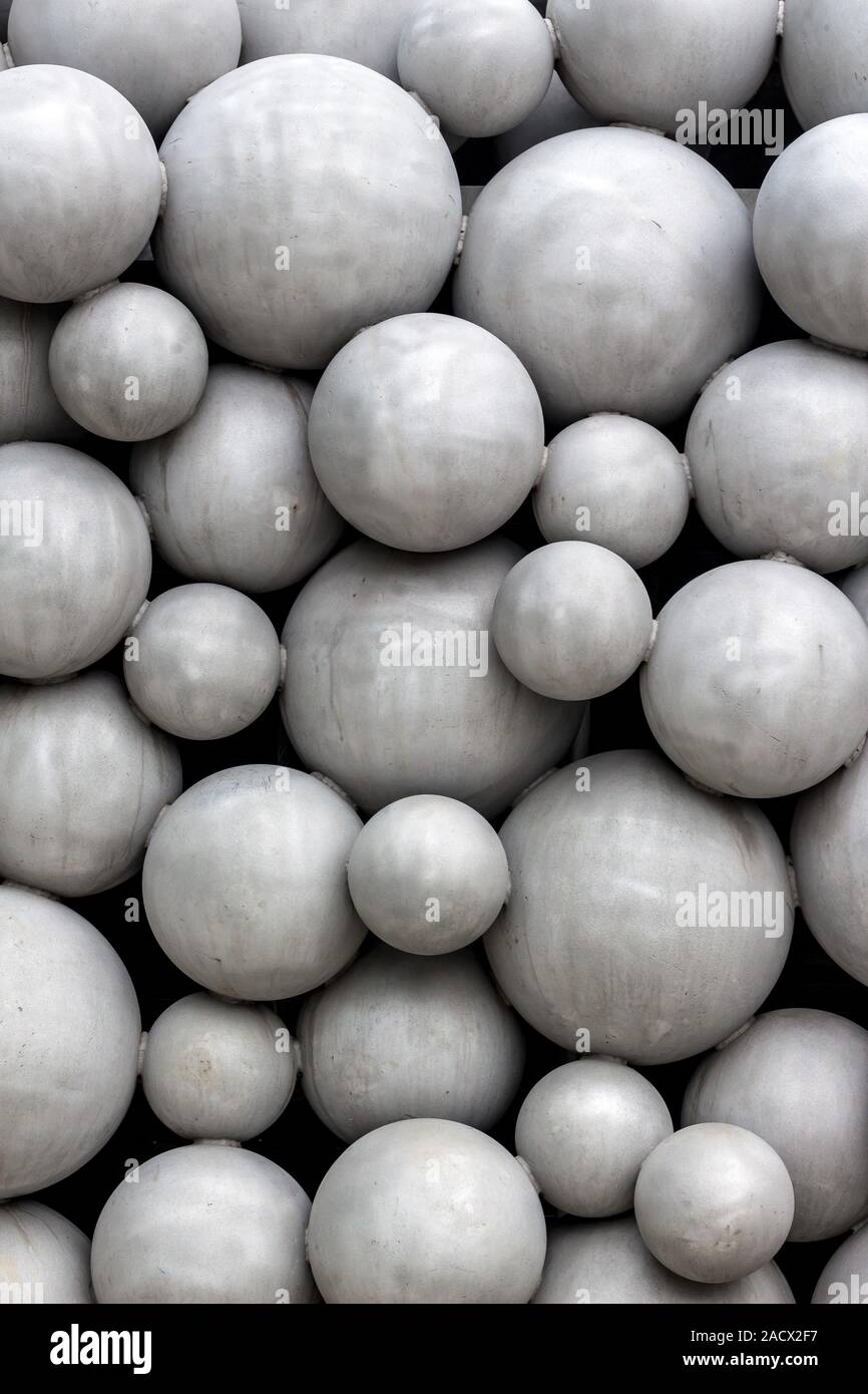 Spheres as works of art Stock Photo - Alamy