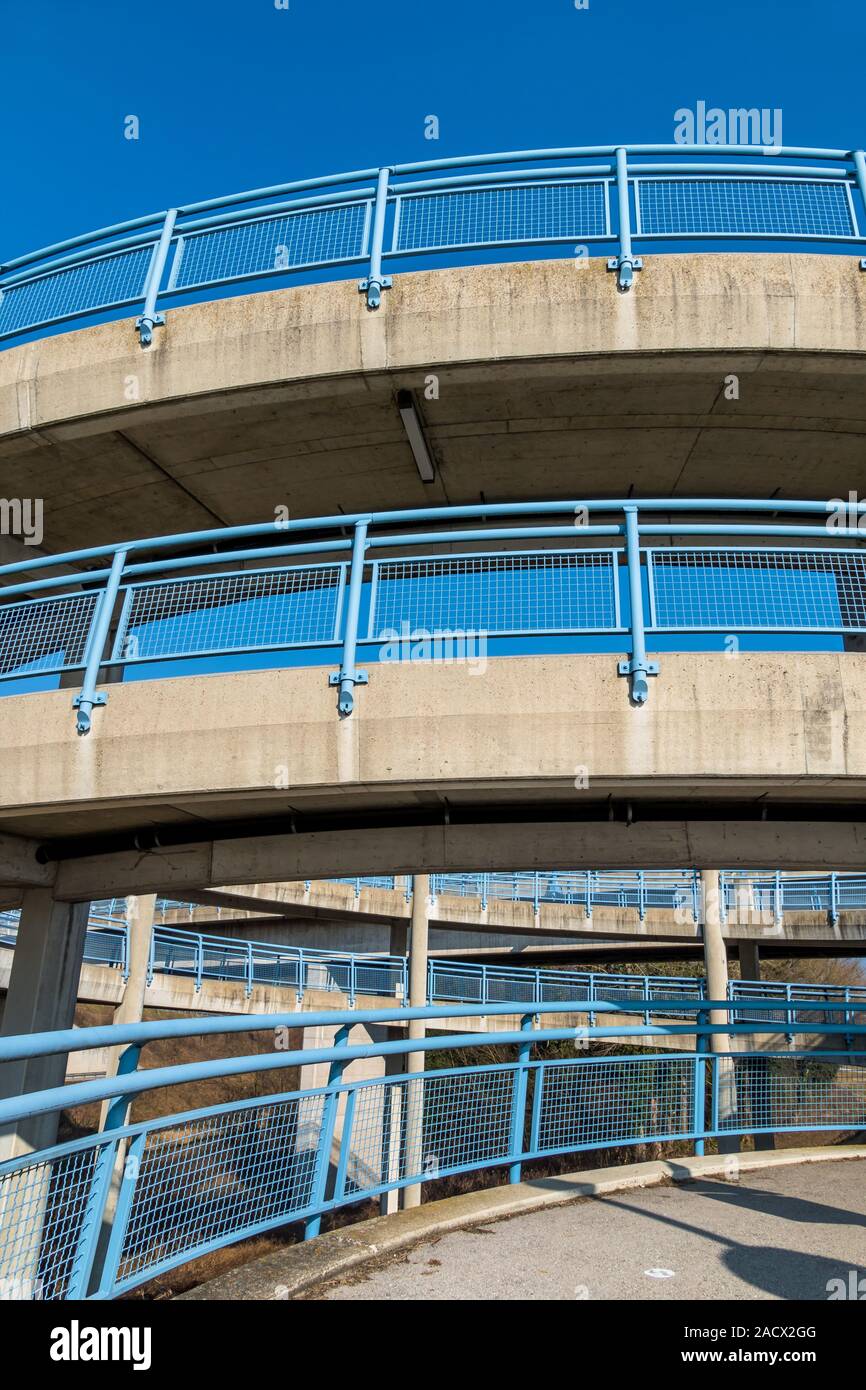 Multi-storey pedestrian bridge Stock Photo - Alamy