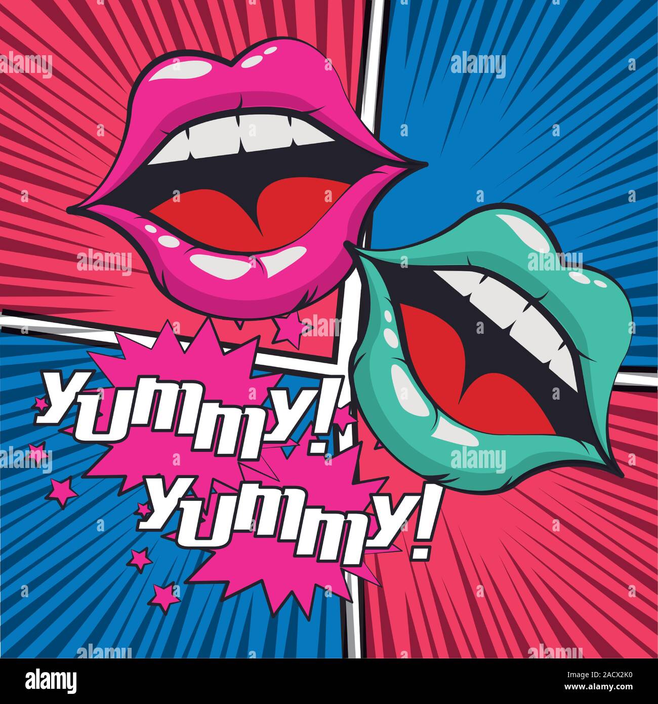 Hand to mouths Stock Vector Images - Alamy