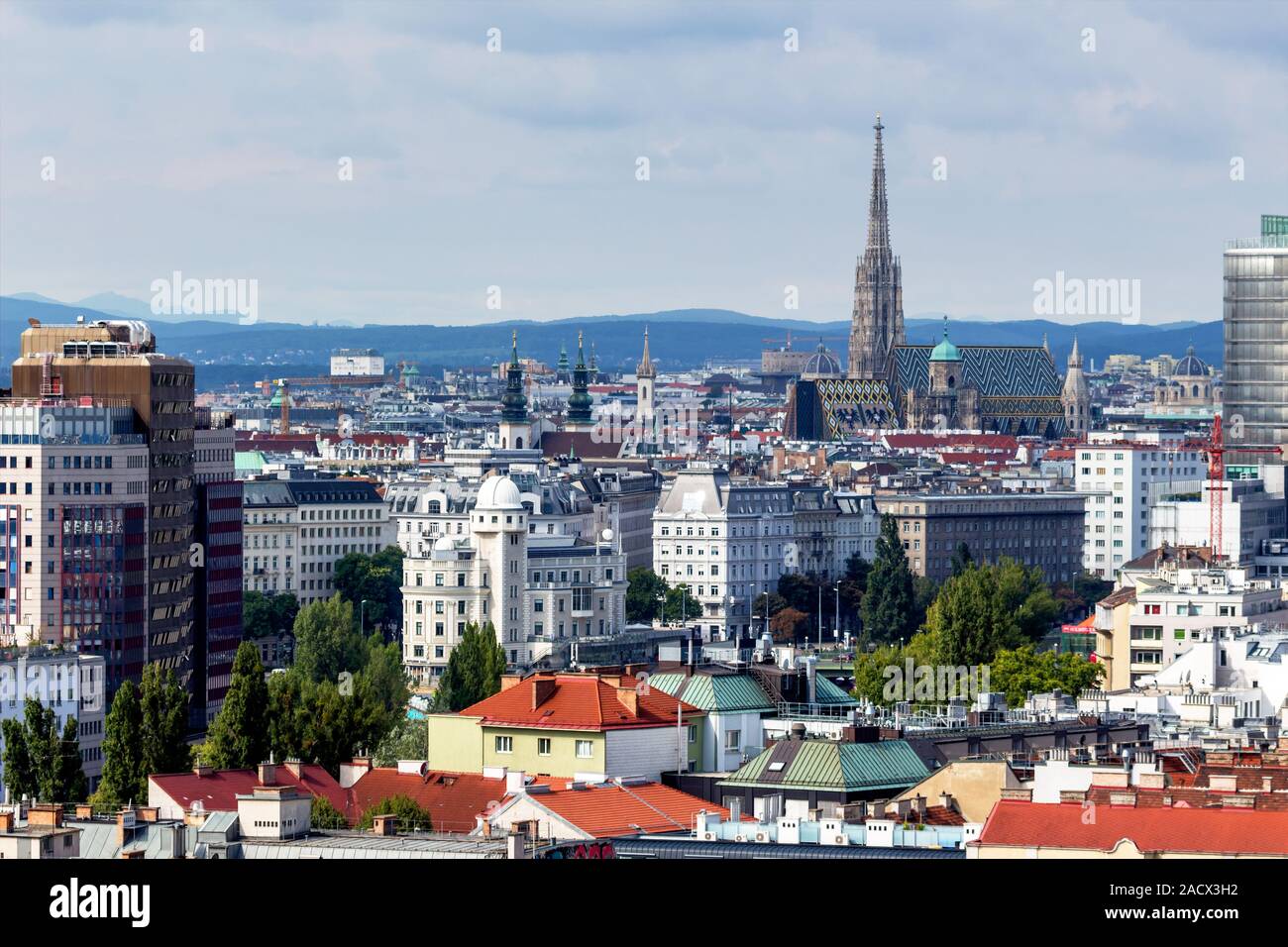 Austria vienna skyline hi-res stock photography and images - Alamy
