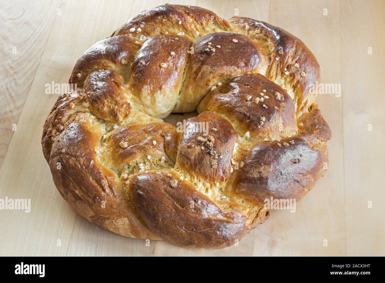 Braided bread sweet plait yeast hi-res stock photography and images - Alamy