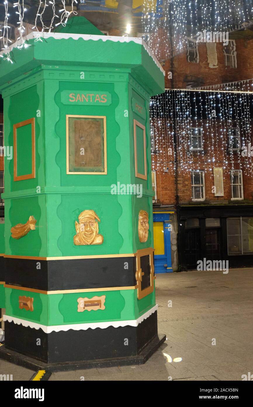 Giant Santa Post Box Stock Photo - Alamy