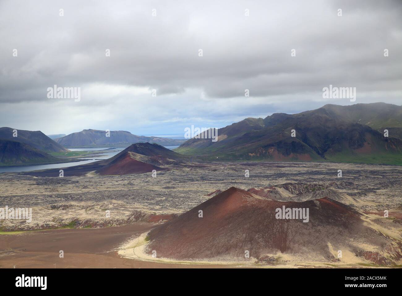 Vesturland Volcanic Landscape Iceland Stock Photo - Alamy