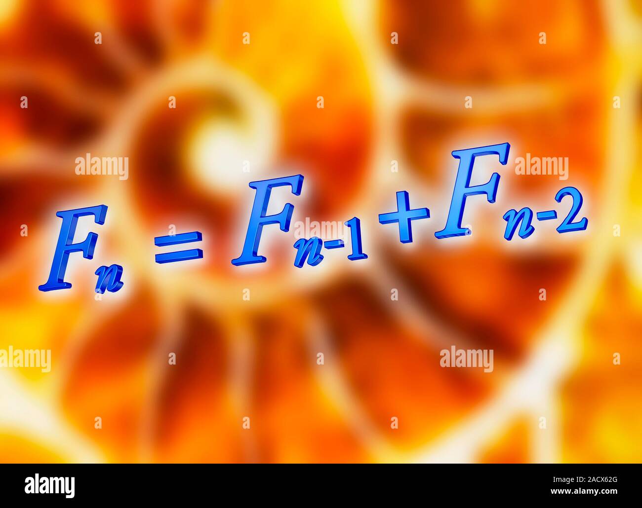 Fibonacci sequence equation. This equation calculates numbers in the ...