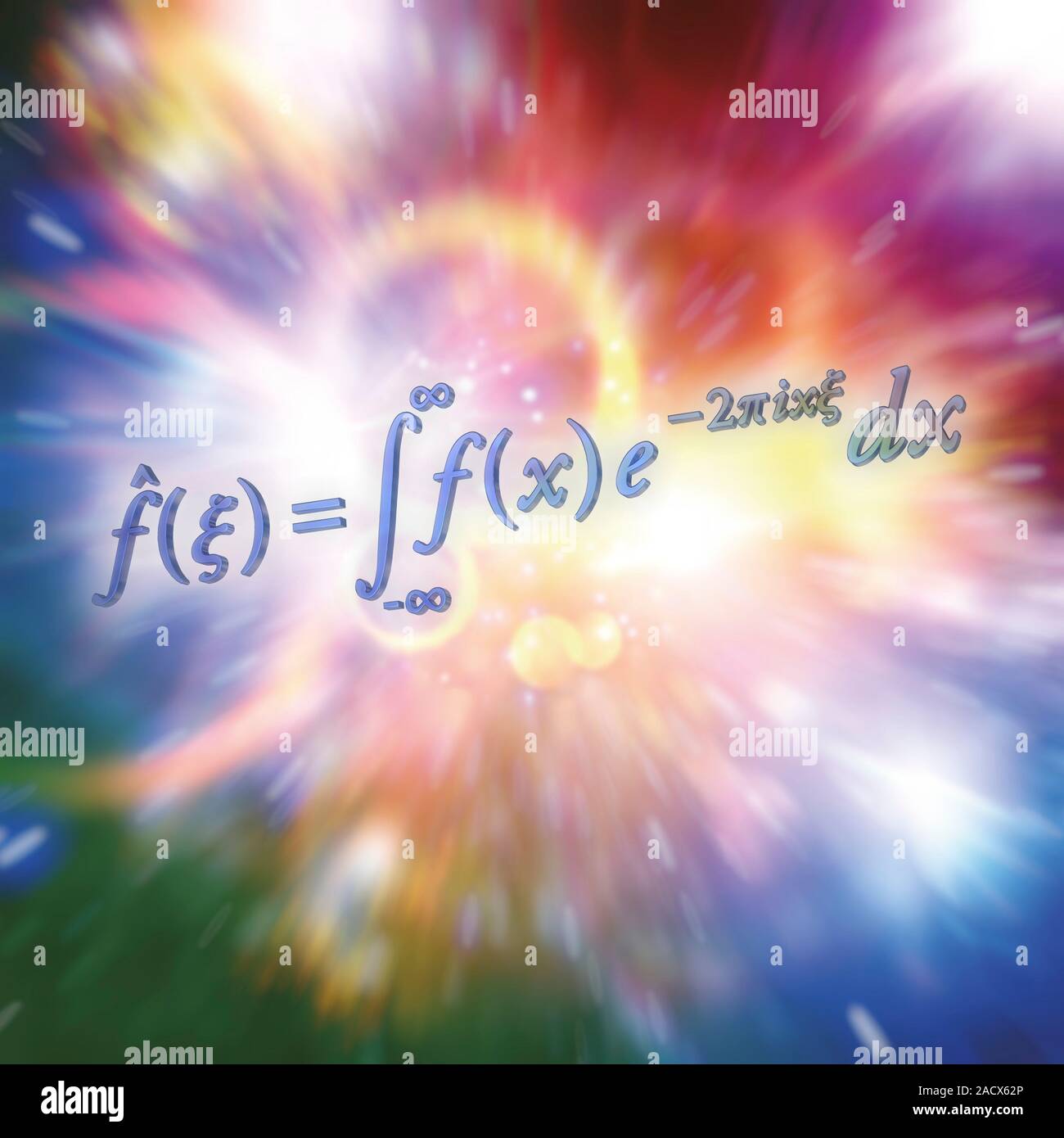 Fourier transform. This equation describes patterns in time as a ...