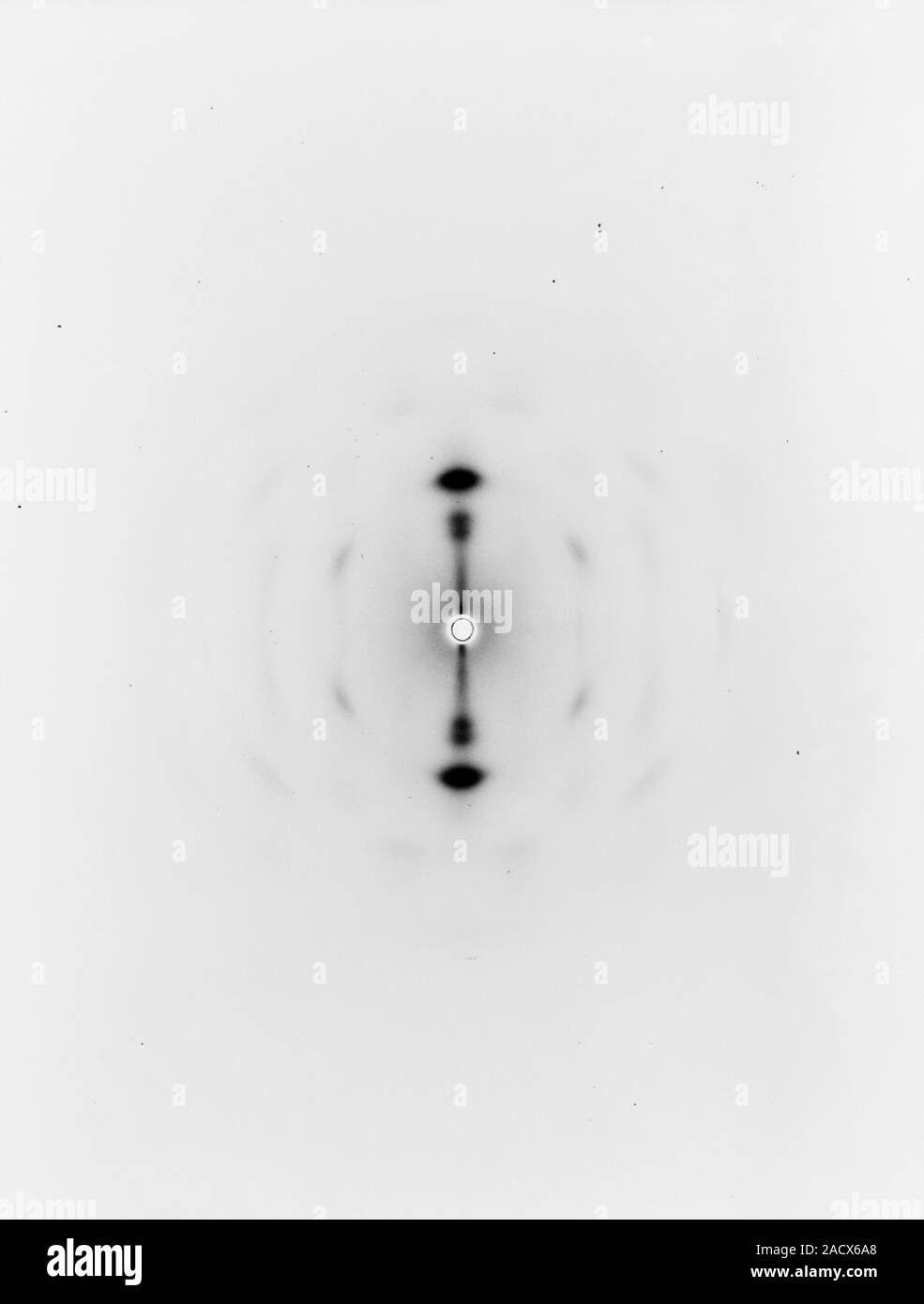 Rolled flux. X-ray crystallography diffraction pattern of rolled flux ...