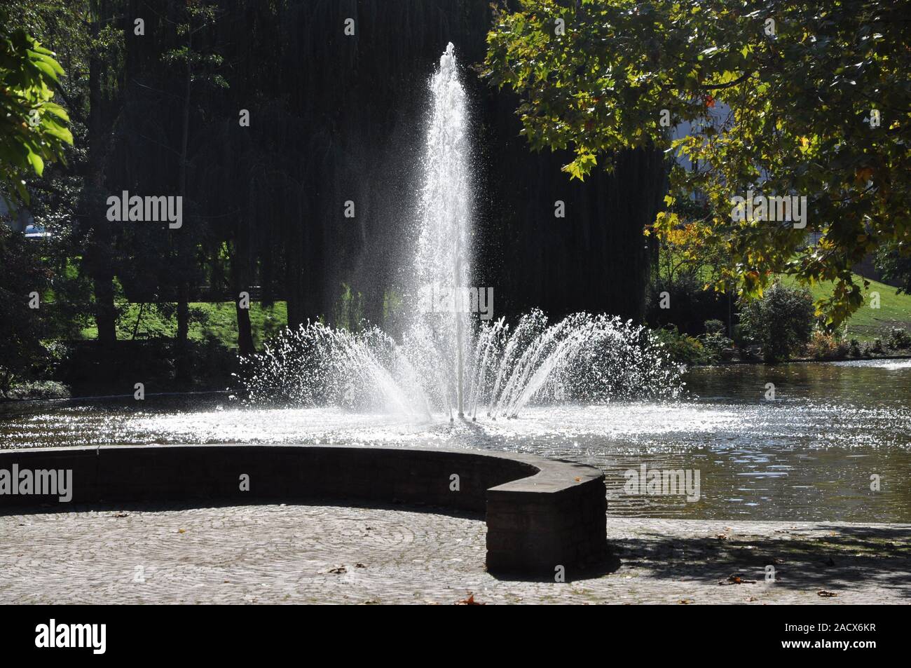 Springbrunnen in Frankfurt Stock Photo - Alamy