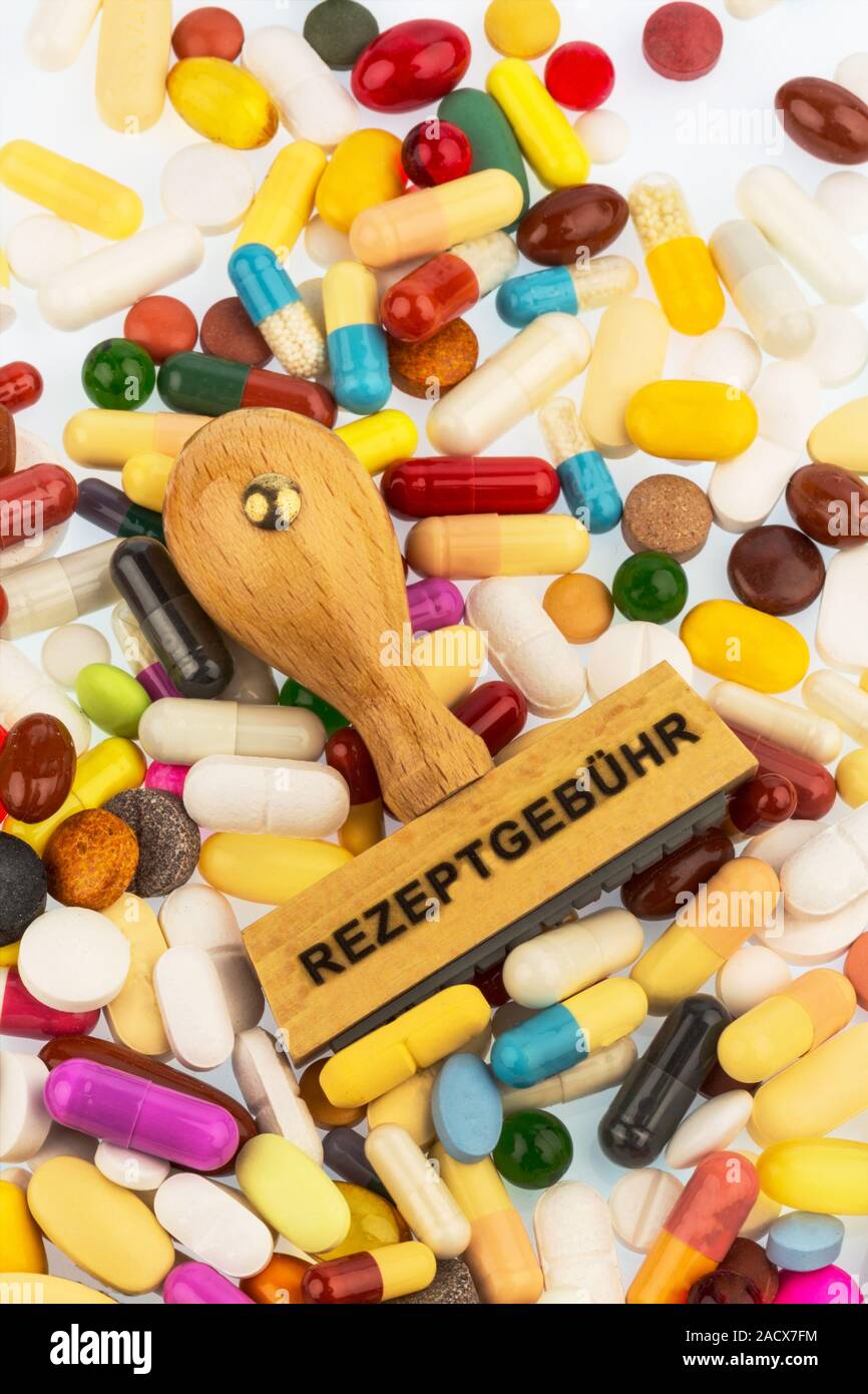 Stamps on coloured tablets Stock Photo - Alamy