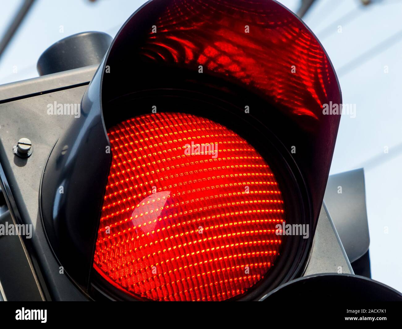 Red traffic light Stock Photo - Alamy