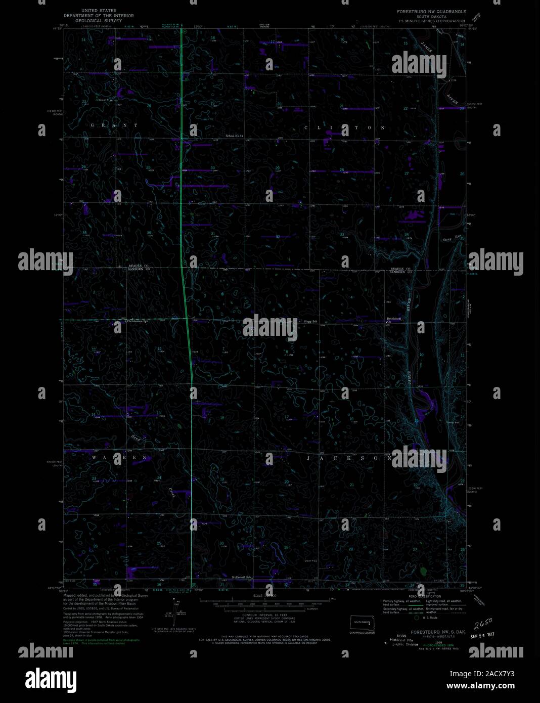 Map of forestburg hi-res stock photography and images - Alamy