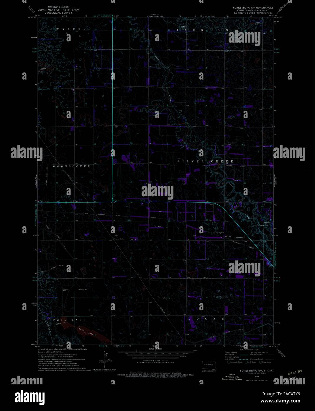 Map of forestburg hi-res stock photography and images - Alamy