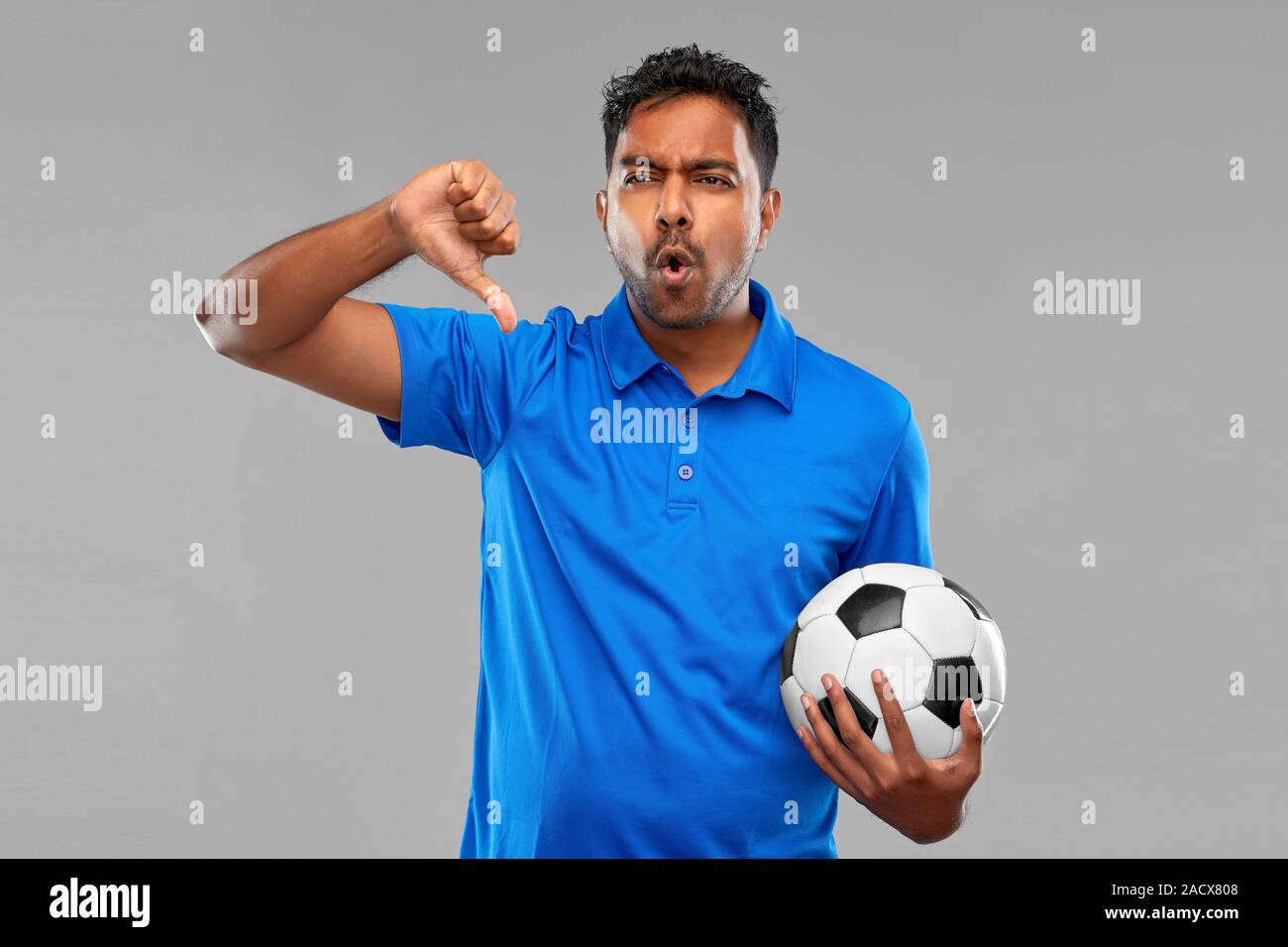 sport, leisure games and failure concept - disappointed indian man or ...