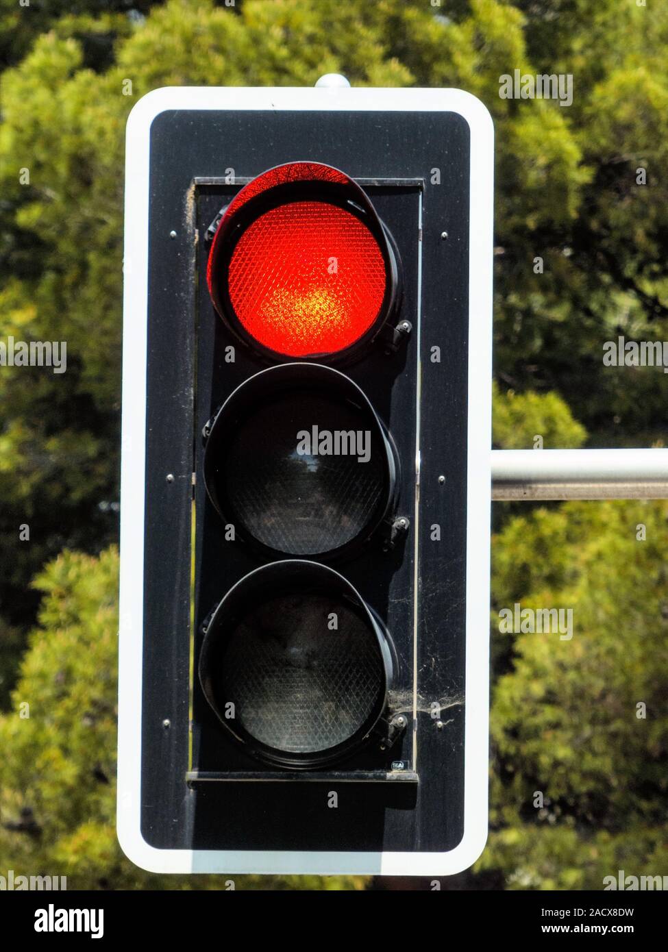 Red traffic light Stock Photo - Alamy