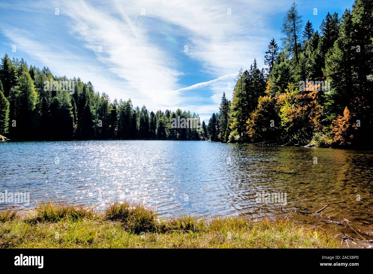 Water surface in the sunshine Stock Photo - Alamy