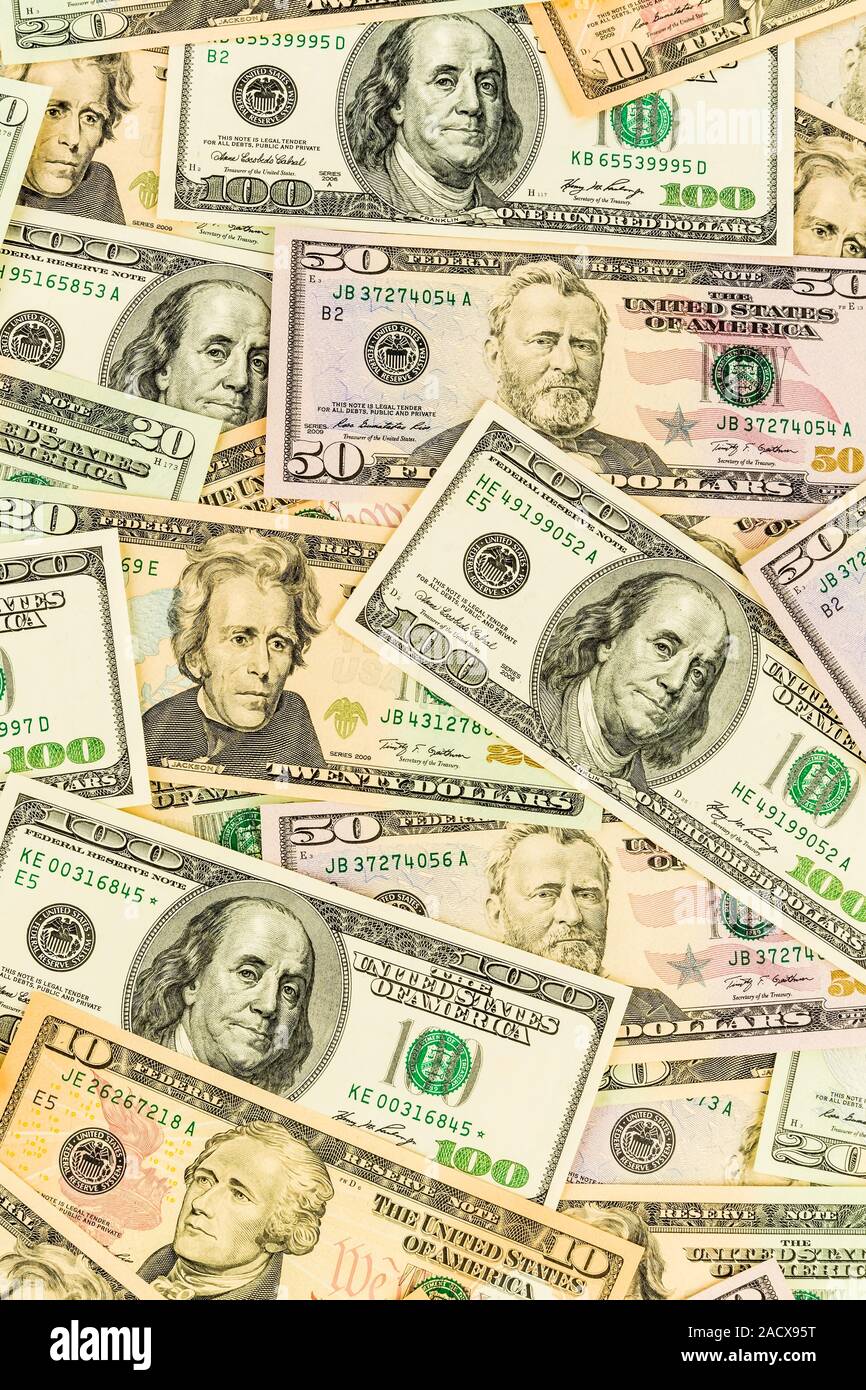 Many dollars banknotes Stock Photo - Alamy