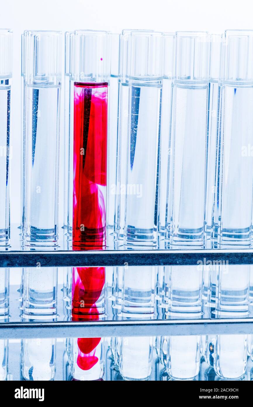 Laboratory glassware for testing in chemistry laboratory Stock Photo ...