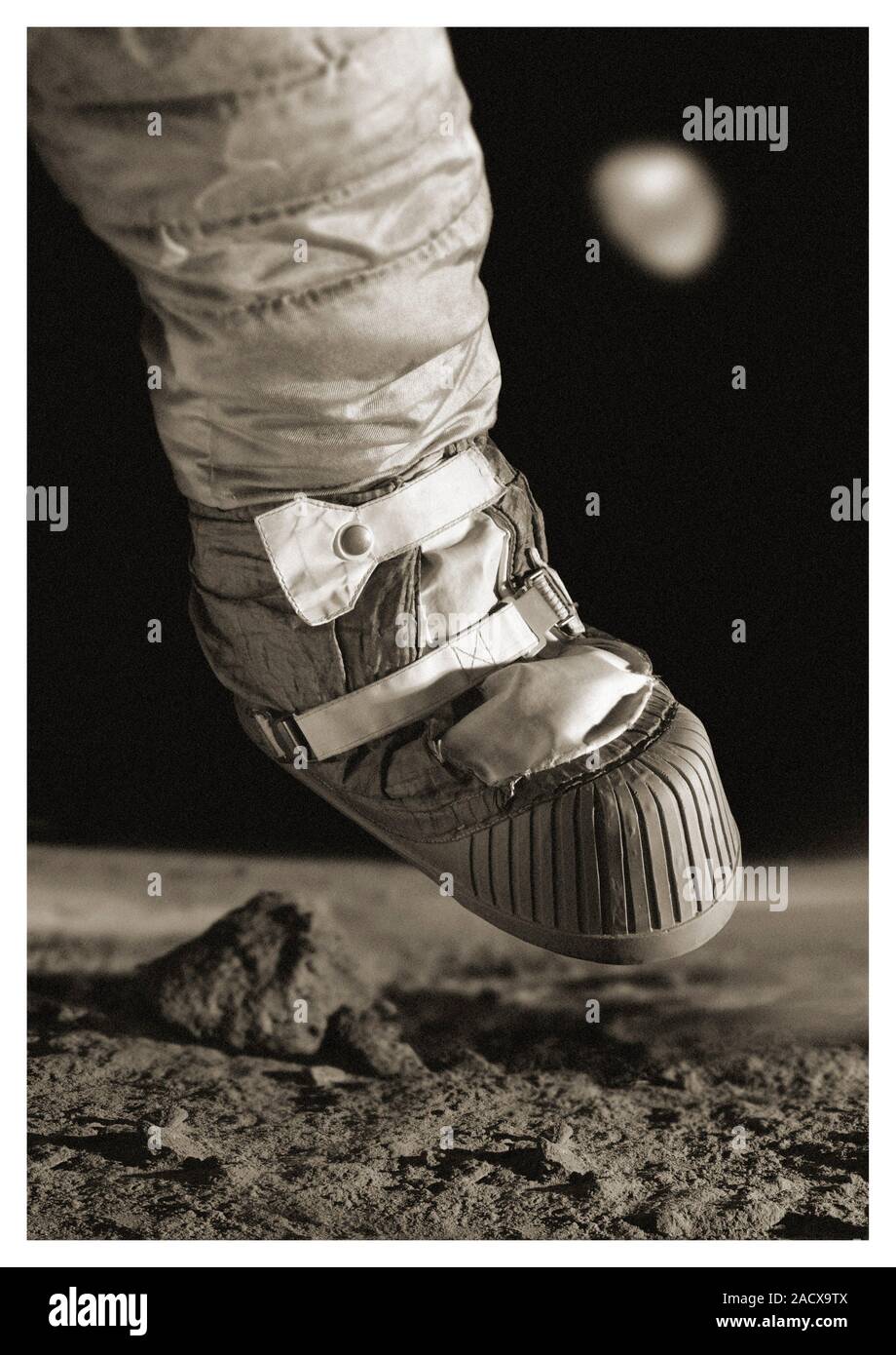 First step on the Moon, reconstruction. On the 21st of July 1969, on ...