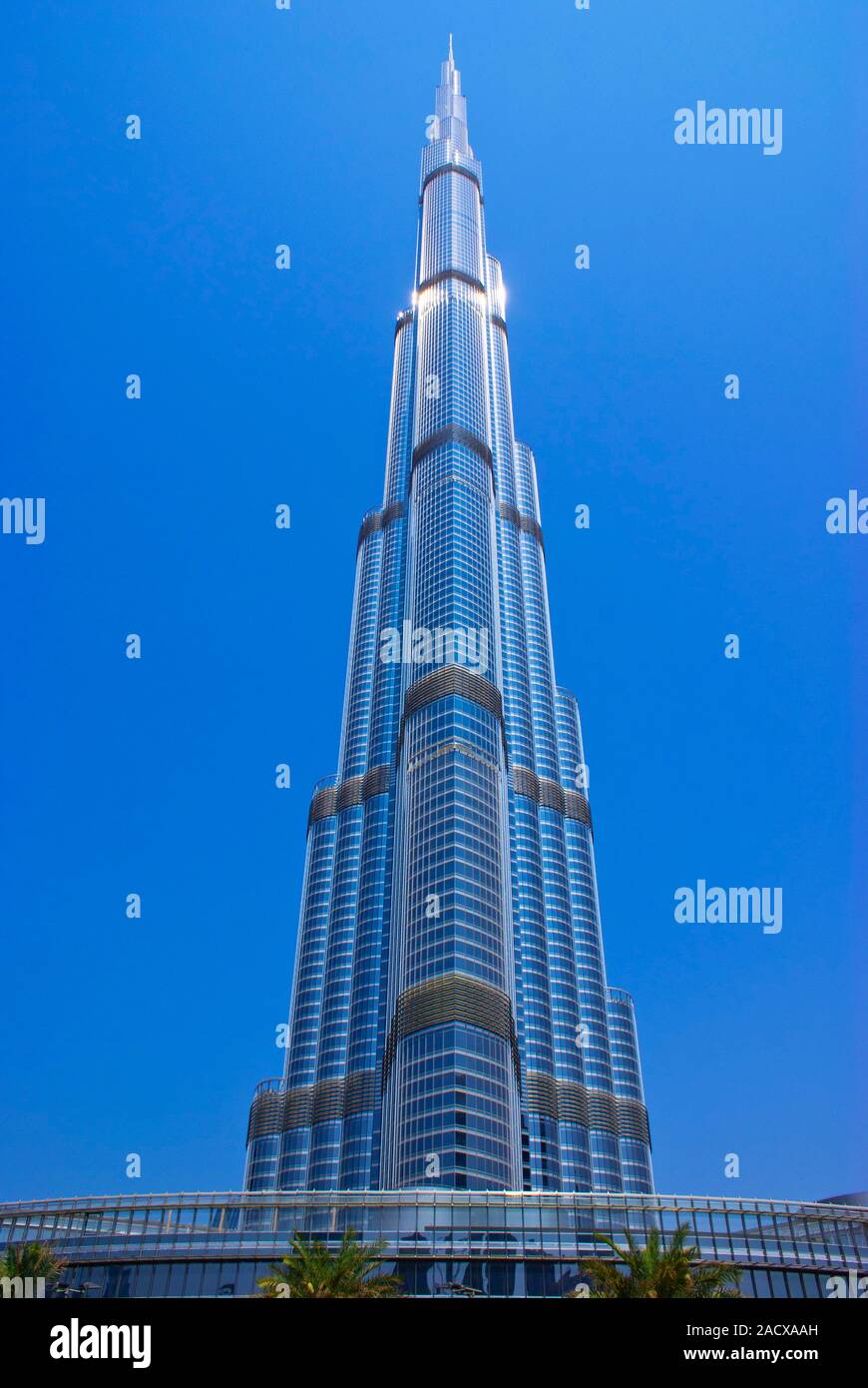 The Burj Khalifa in Dubai, the tallest building in the world (at 829m ...