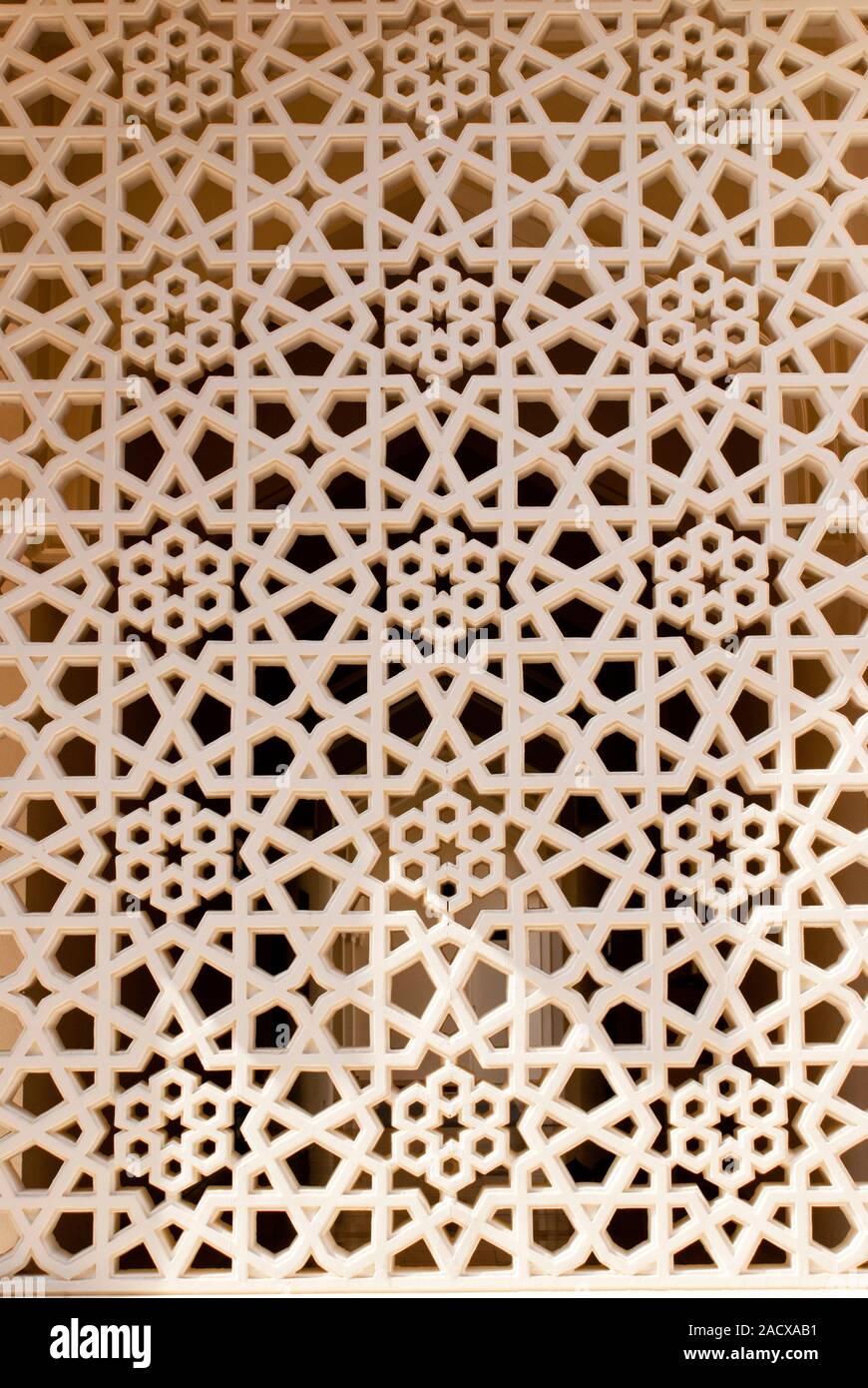 A perforated screen at a mosque in Dubai Stock Photo - Alamy